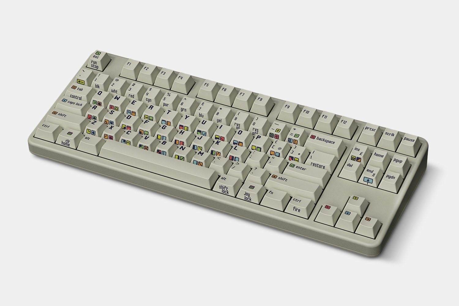 Buger & Hammerworks CRP C64 Dye-Subbed Keycap Set | Mechanical ...