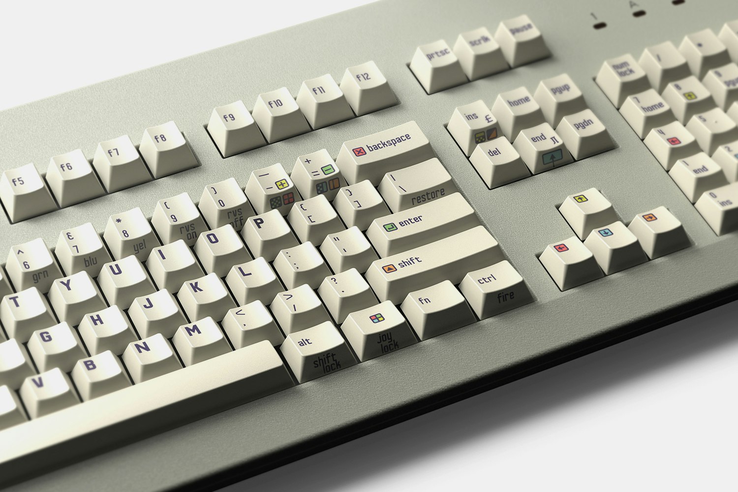 Buger & Hammerworks CRP C64 Dye-Subbed Keycap Set | Mechanical ...