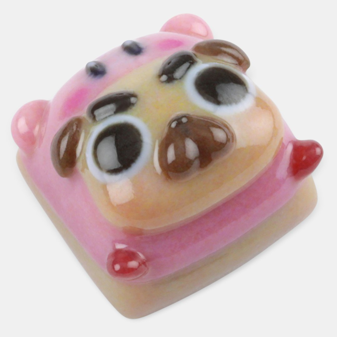 Capsmiths Pug Artisan Keycaps | Mechanical Keyboards | Keycaps ...
