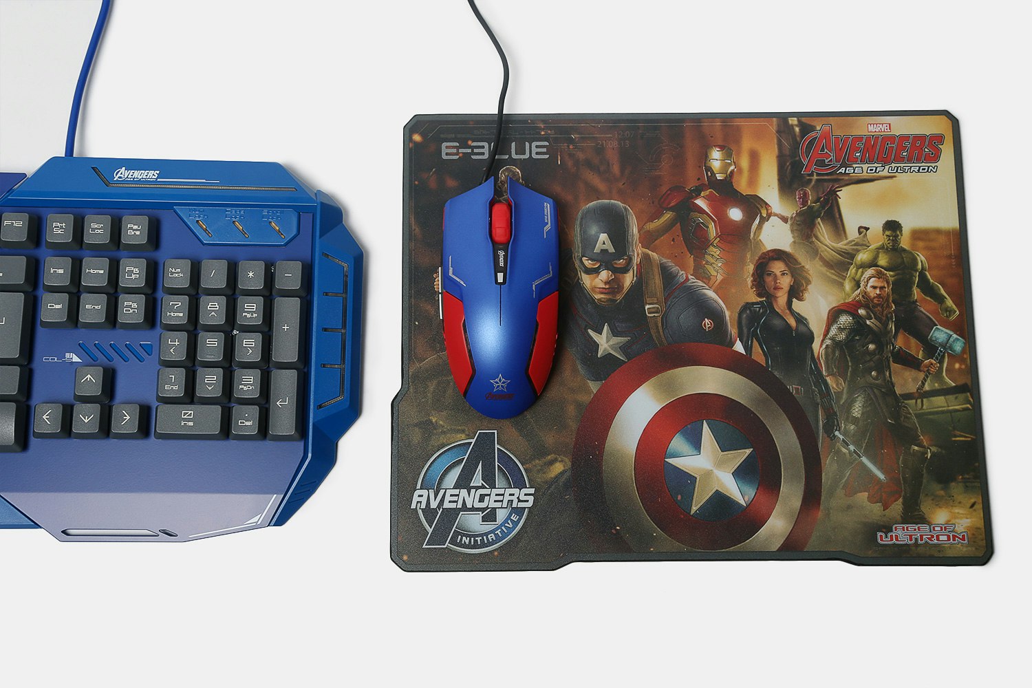 Captain America Keyboard/Mouse/Mousepad Bundle | Input Devices | Drop