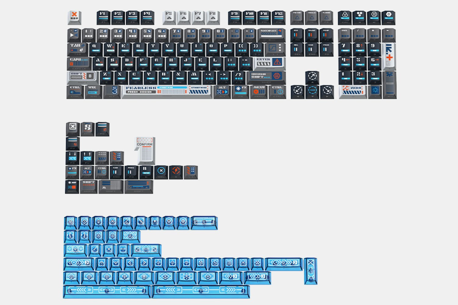 CAPXXX Alert PBT Keycap Set | Mechanical Keyboards | Keycaps | PBT Keycaps | Drop