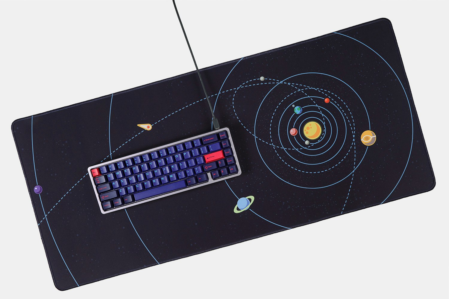 Chenyi Solar System Stitched Cloth Desk Mat | Battlestations | Desk ...