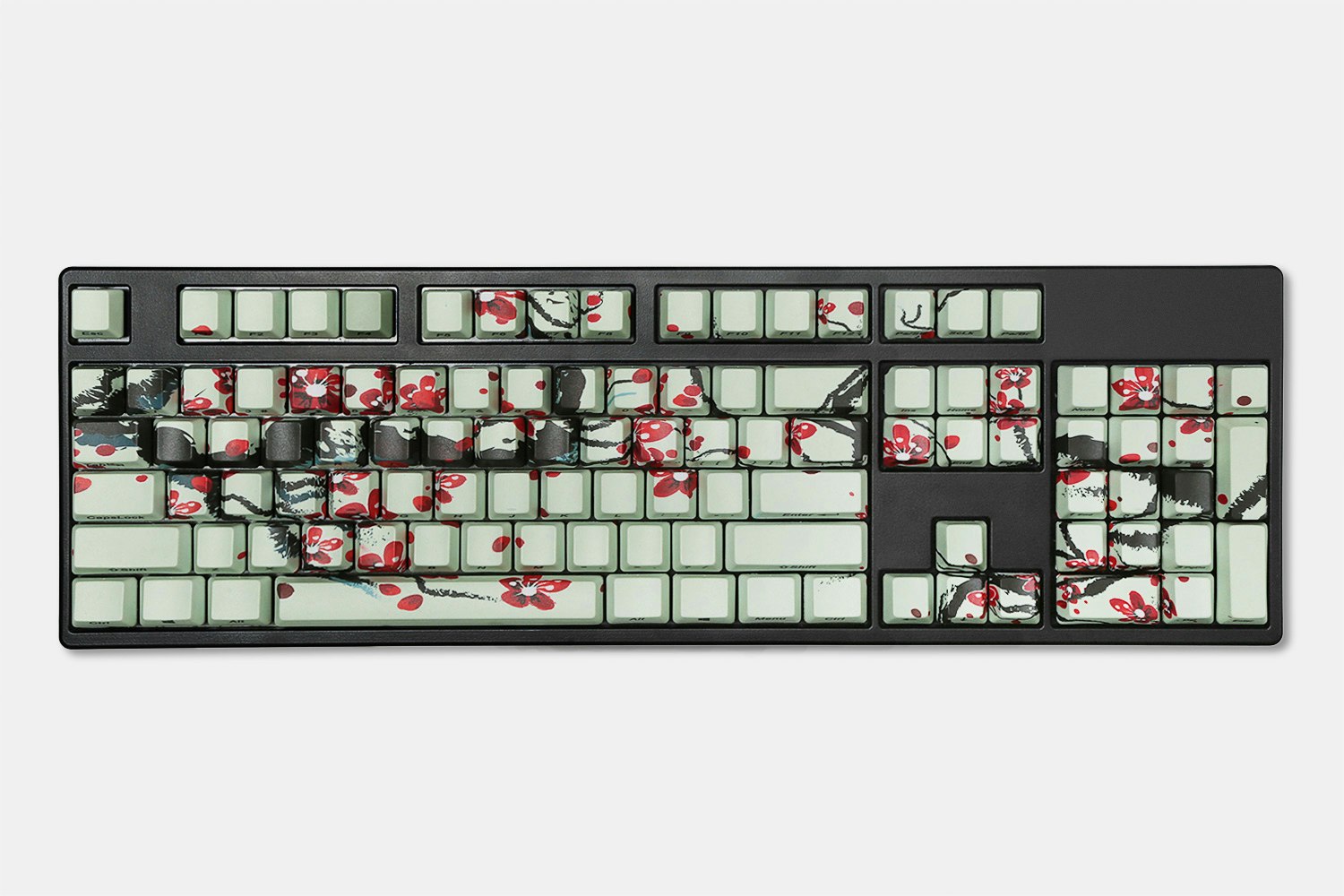 Cherry Blossoms PBT All Over Dye-Subbed Keycap Set | Mechanical ...