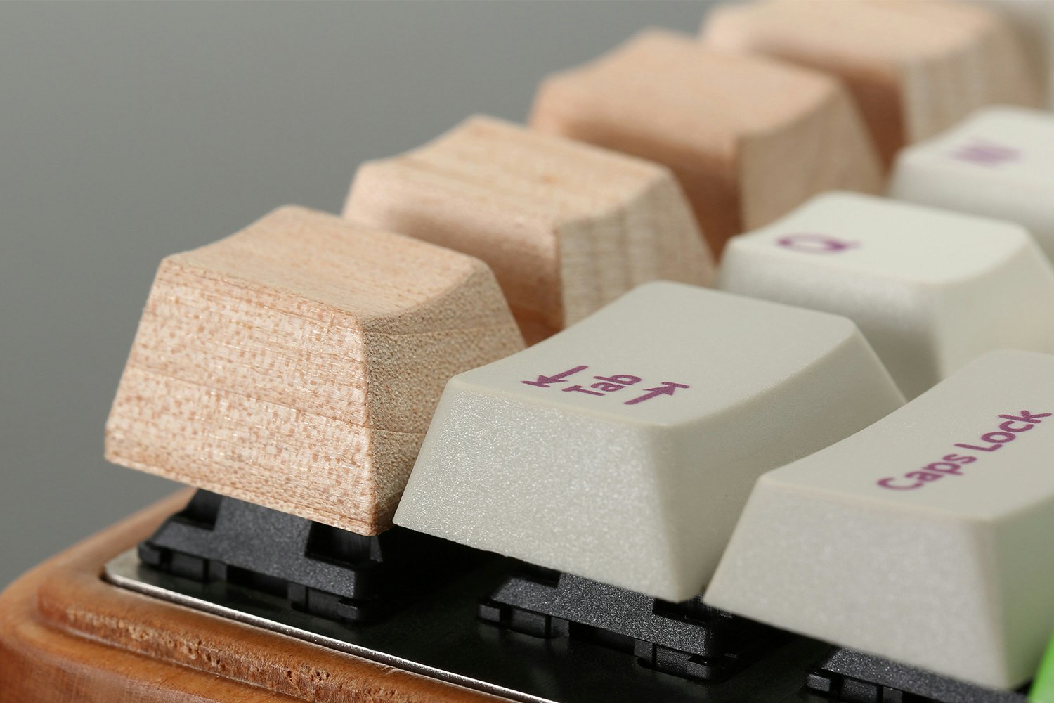 Cherry Wood Novelty Keycaps (4-pack) | Mechanical Keyboards | Keycaps ...