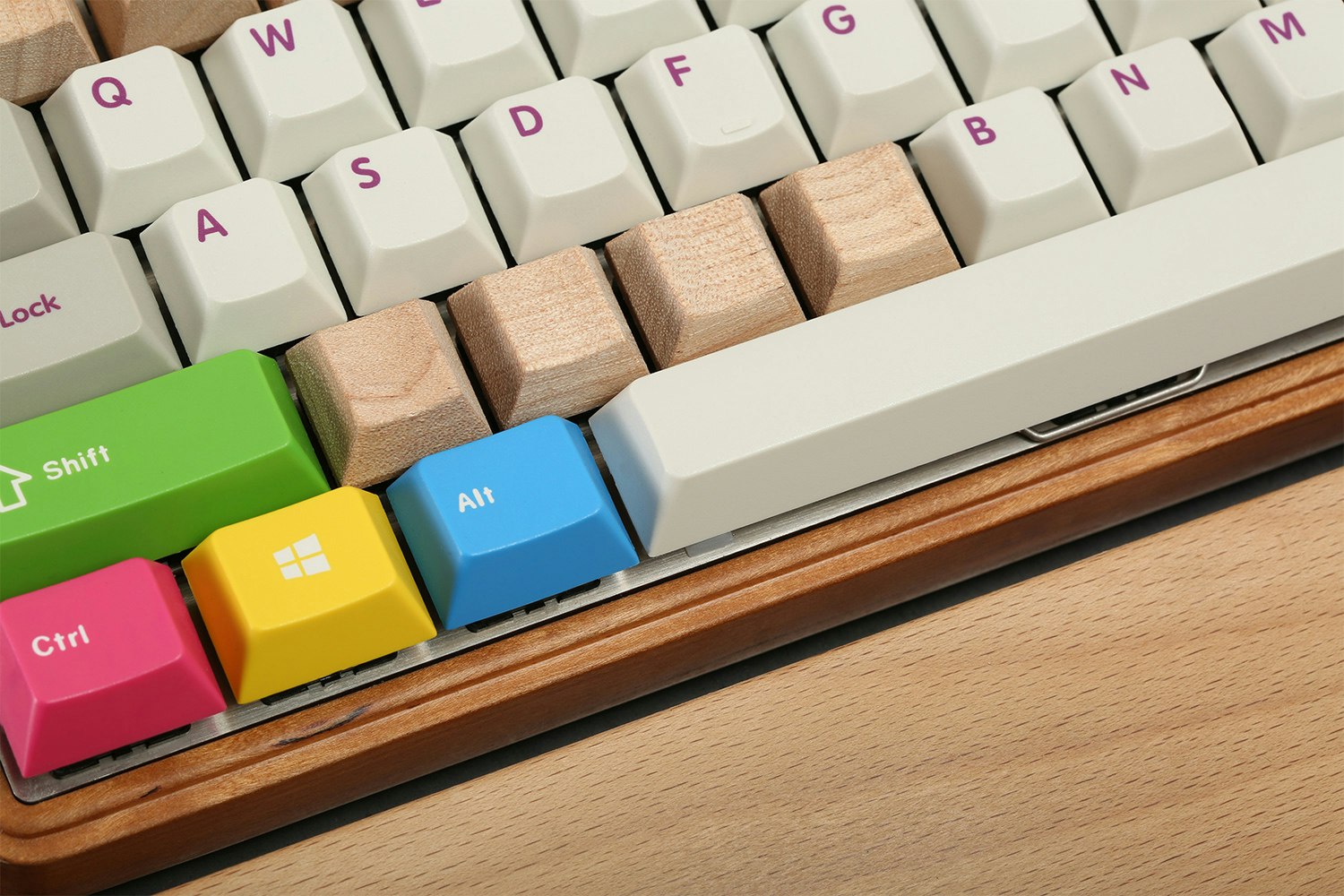 Cherry Wood Novelty Keycaps (4-pack) | Mechanical Keyboards | Keycaps ...