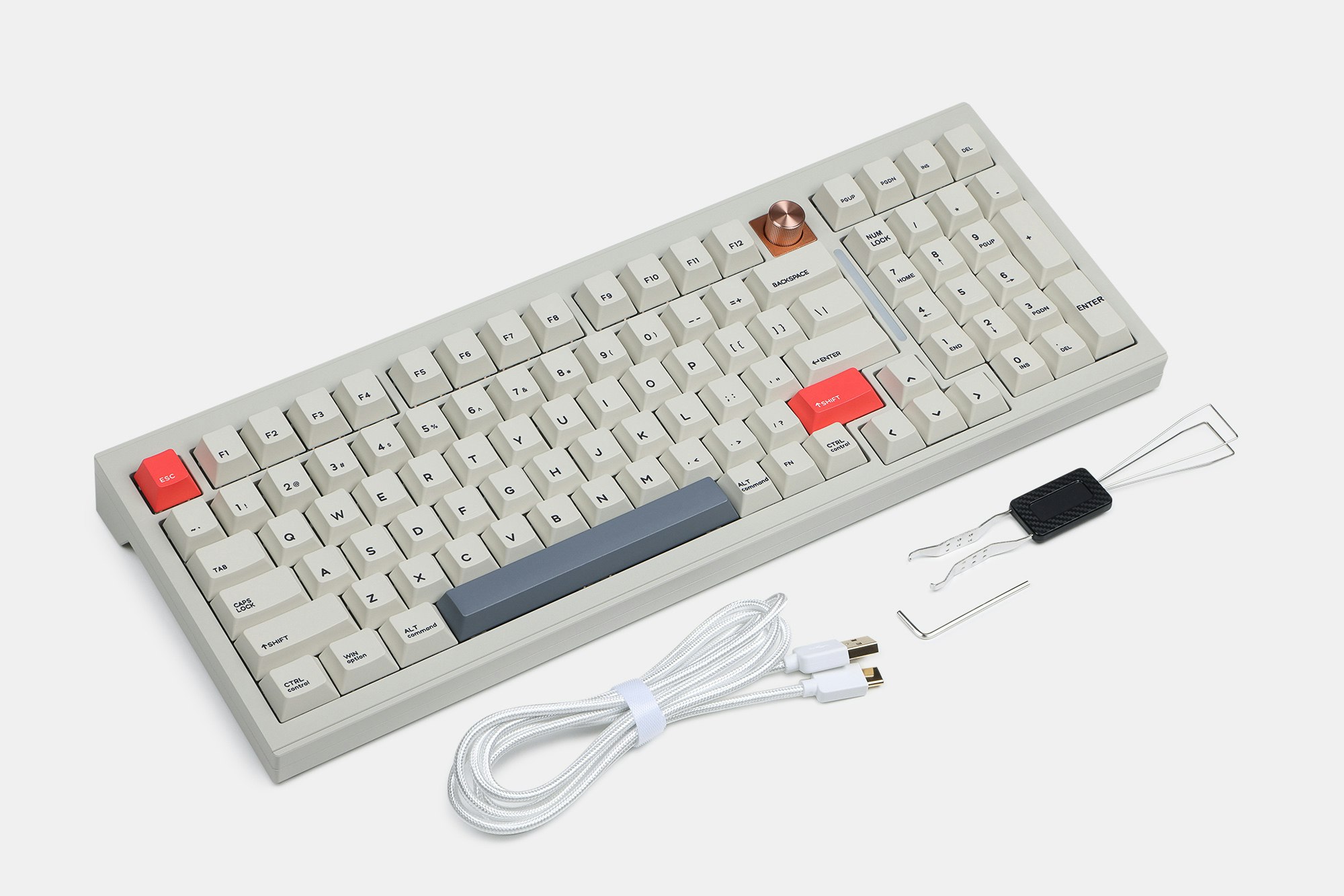 CIDOO V98 CNC-Machined Aluminum Wireless Mechanical Keyboard ...