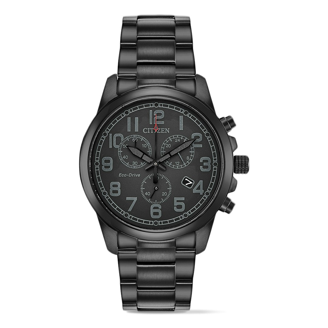 Citizen Military All-Black Eco-Drive Watch | Watches | Dive Watches | Drop