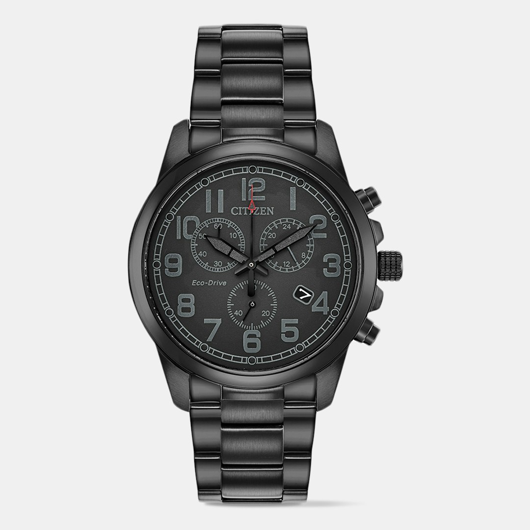Citizen Military All-Black Eco-Drive Watch | Watches | Dive Watches | Drop