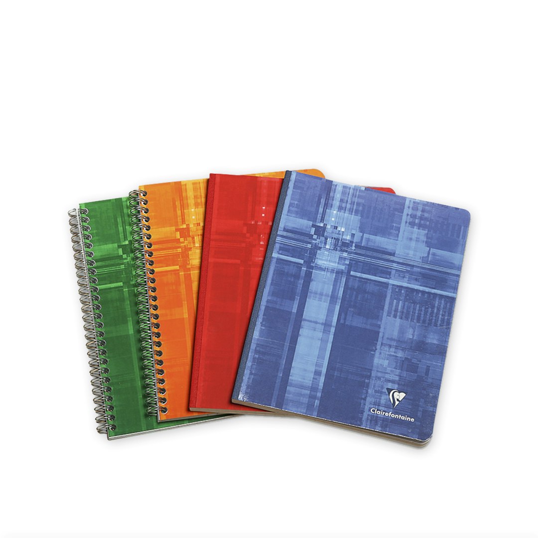 Clairefontaine French Ruled A5 Notebook (4-Pack) | Paper | Drop