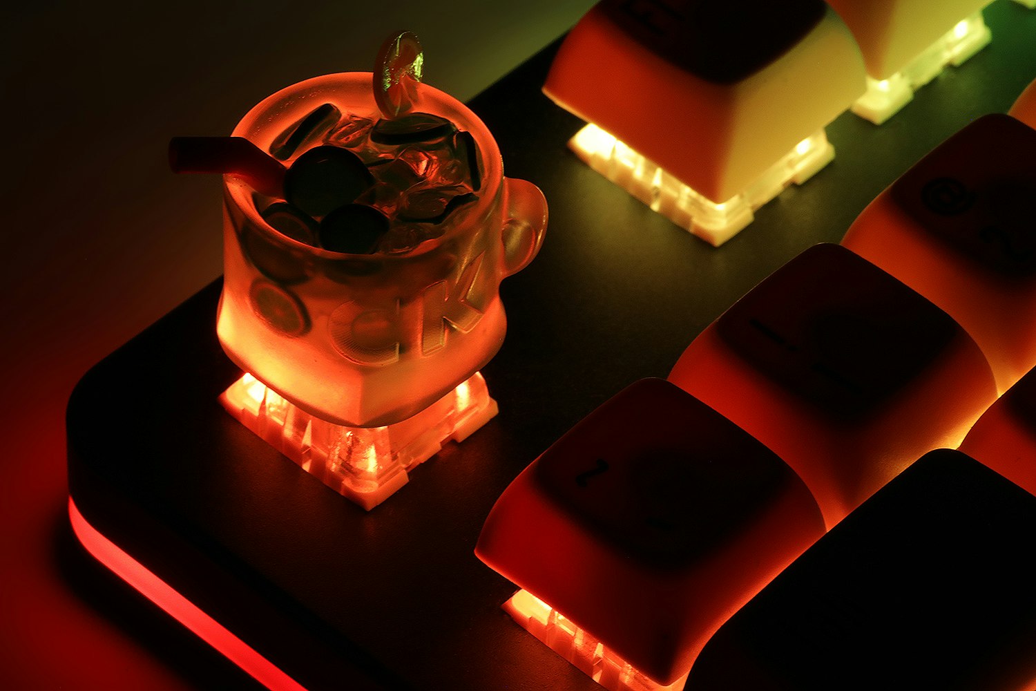 Cool Kit Studio Summer Drink Artisan Keycap | Mechanical Keyboards ...