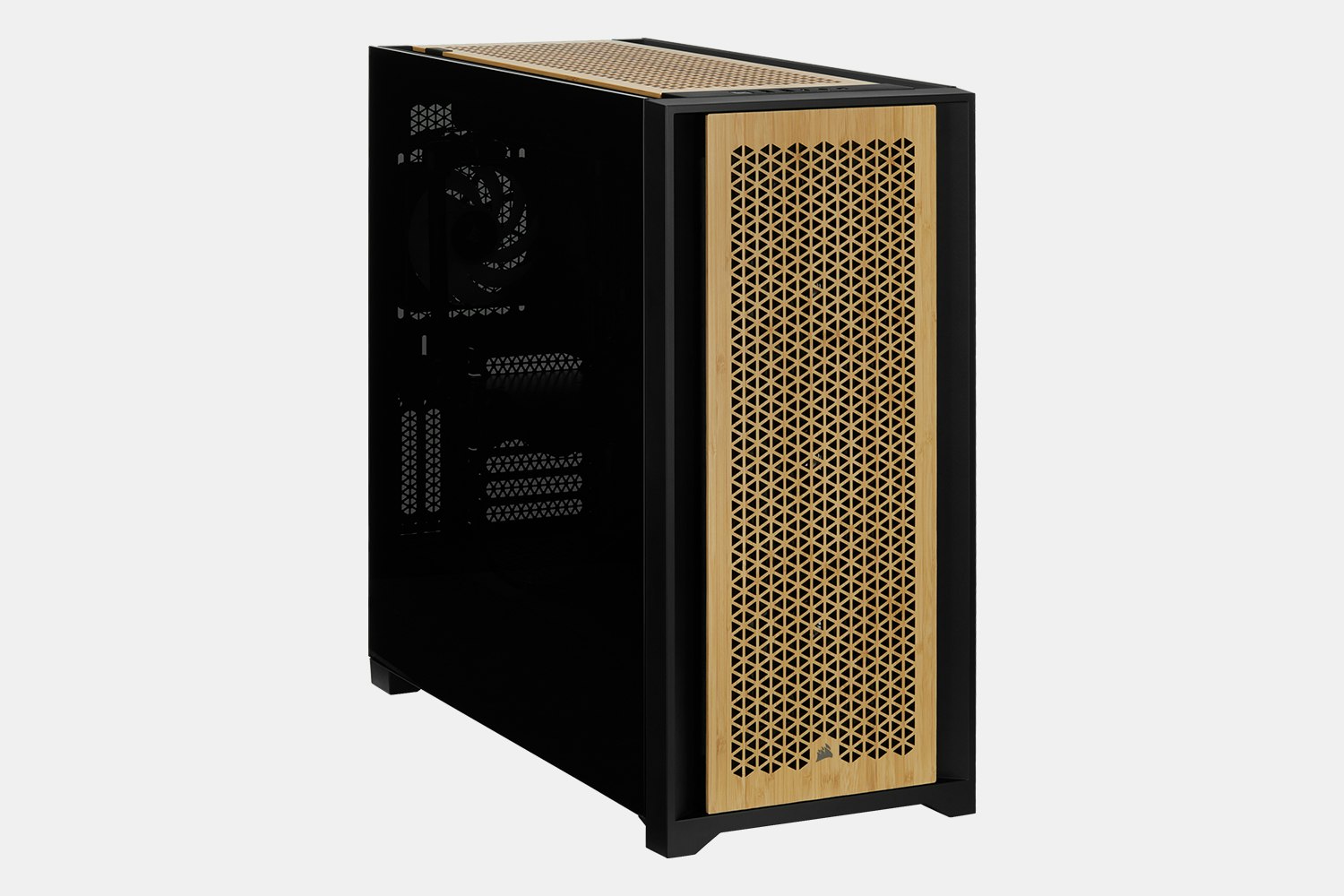 CORSAIR 5000D Series Wooden PC Case Front Panel | Battlestations ...