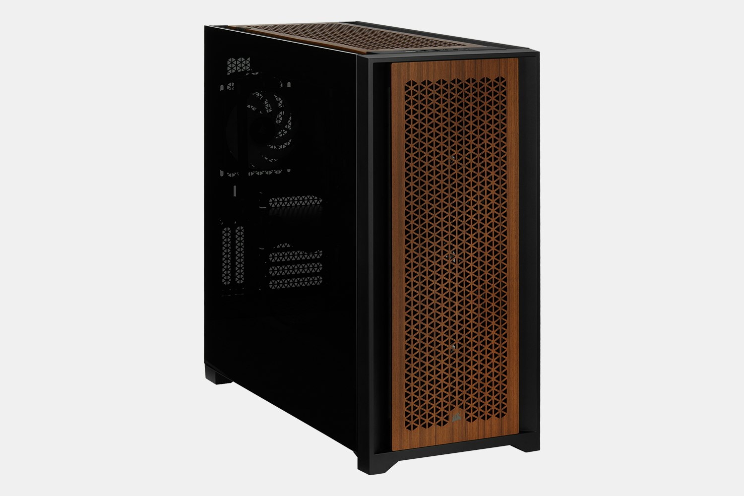 CORSAIR 5000D Series Wooden PC Case Front Panel | Battlestations ...