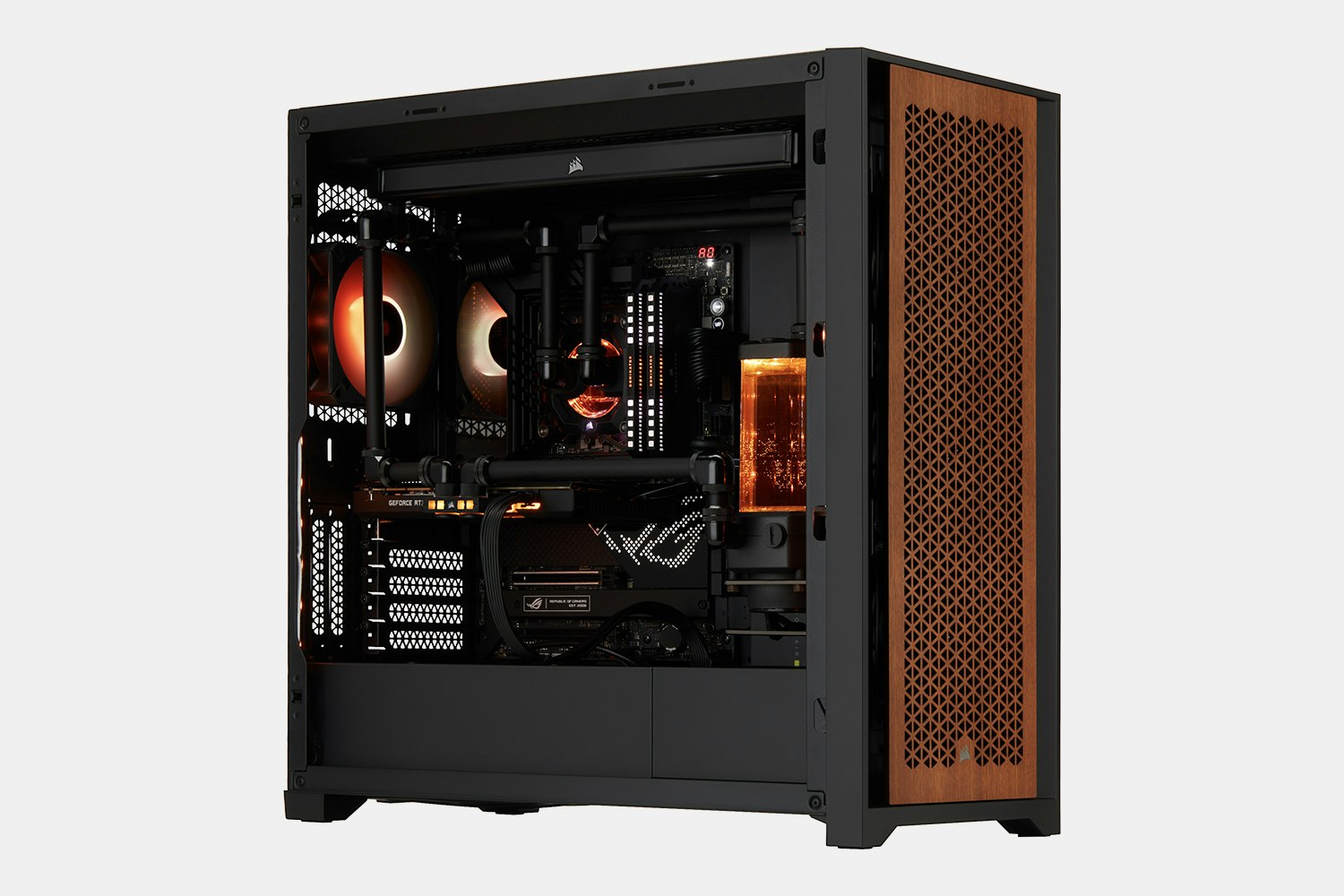 CORSAIR 5000D Series Wooden PC Case Front Panel - Bamboo ...