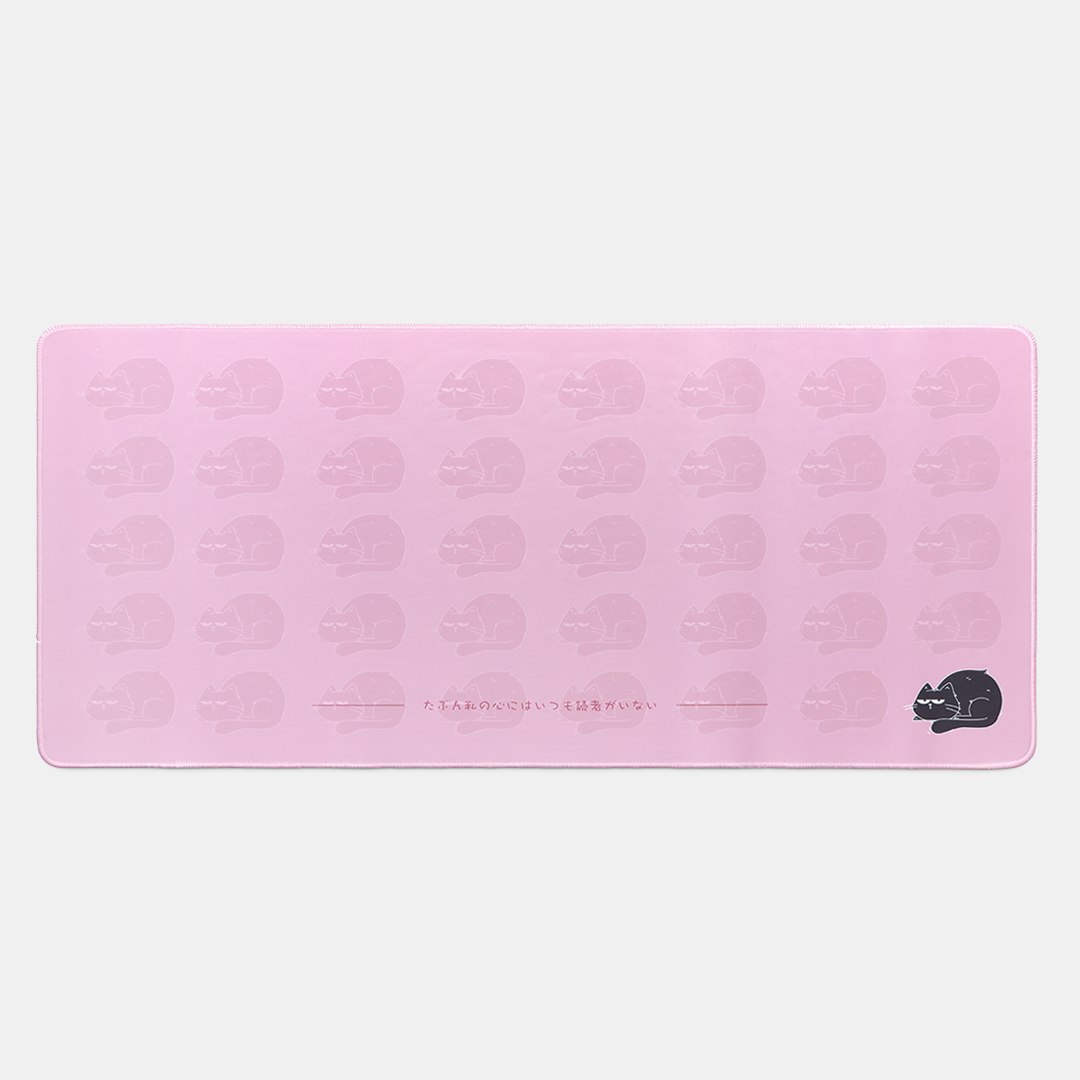 DCS XIAOYE Cat Desk Mat - Pink Right | Mechanical Keyboards | Desk Mat ...