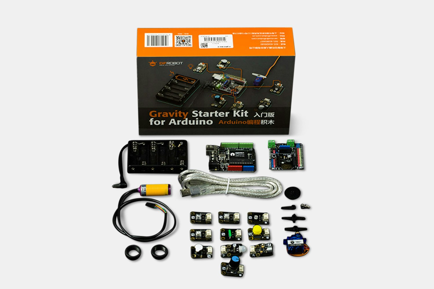 DFRobot Gravity: Starter Kit for Arduino | Dev Kits | Drop
