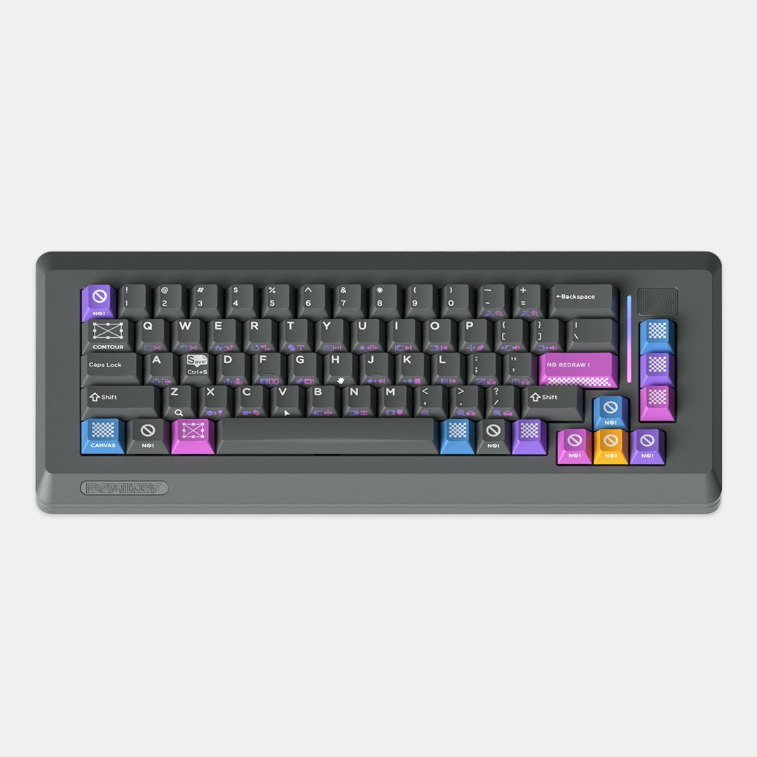 DOMIKEY Productivity PBT Keycap Set - Base Graphic Kit | Mechanical ...