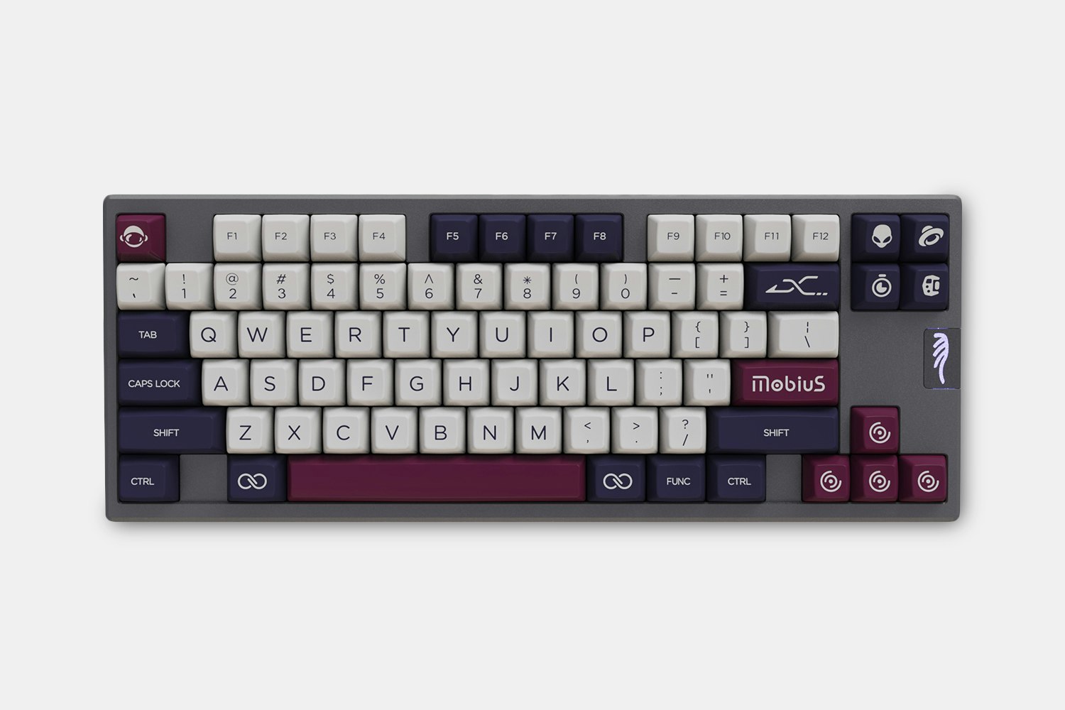 DOMIKEY SA Mobius Doubleshot ABS Keycap Set | Mechanical Keyboards ...