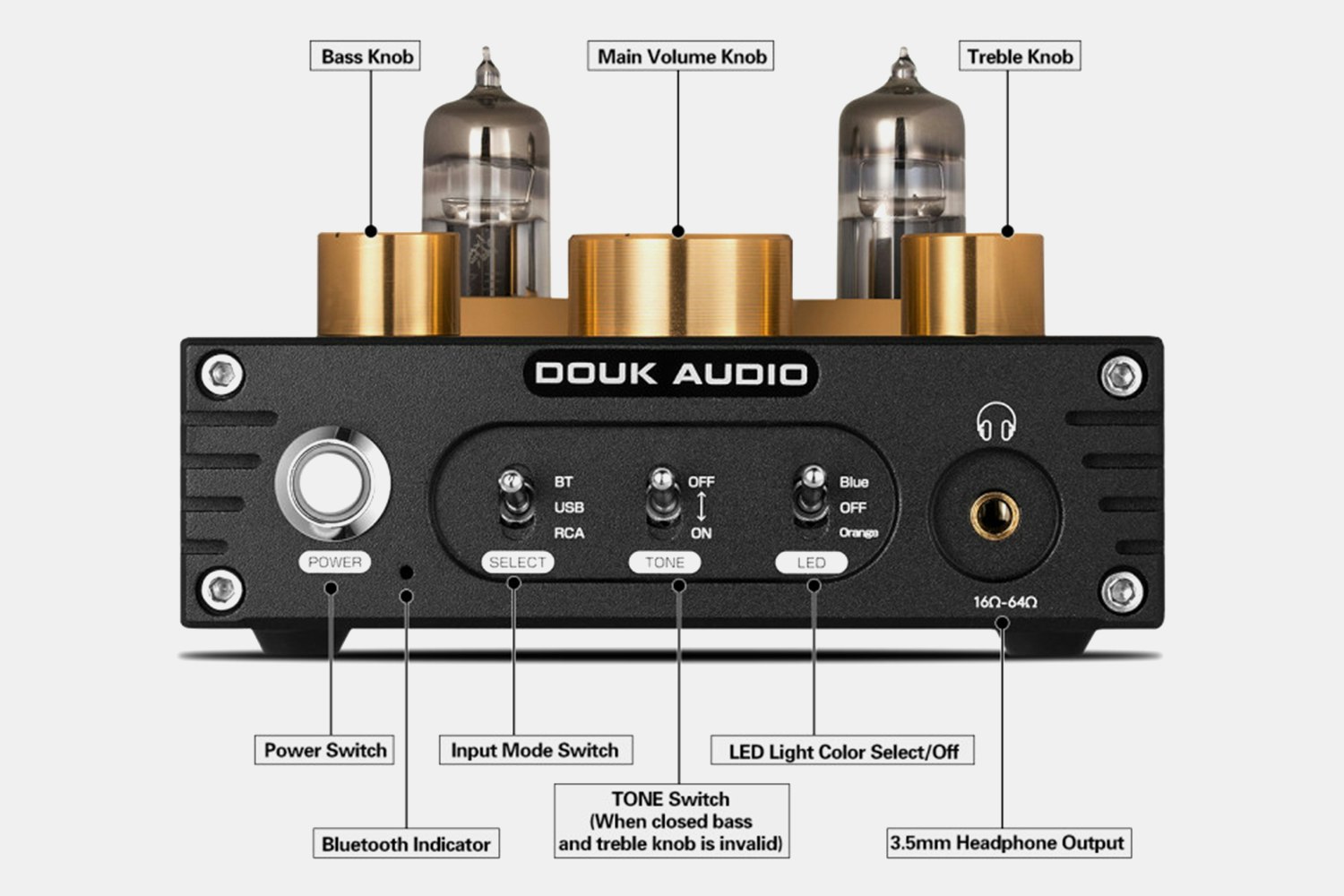 Douk Audio P1 Tube Headphone Amp | Price & Reviews | Drop