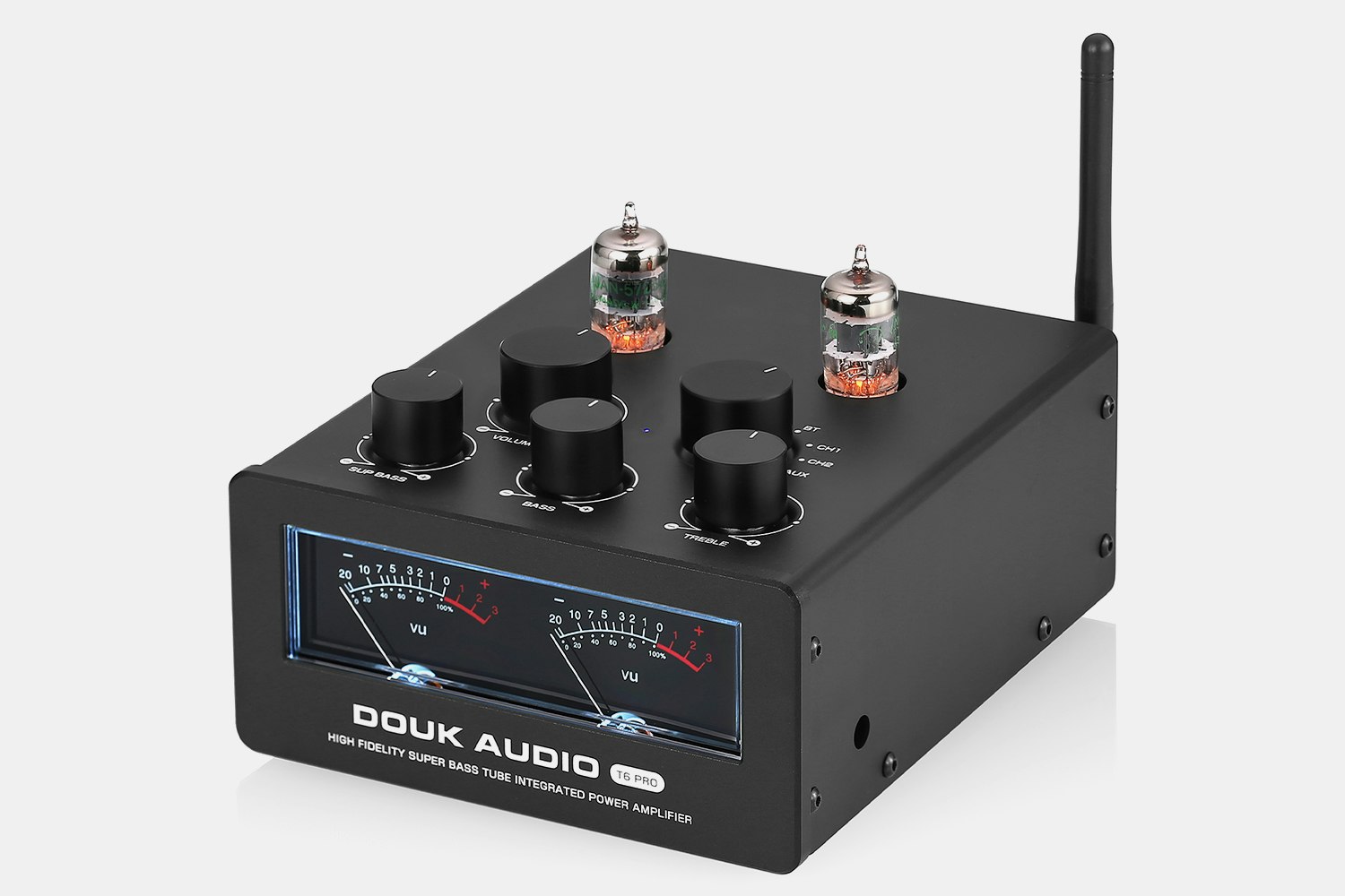 Douk Audio T6 PRO HiFi Bluetooth Tube Amplifier With VU Meter ...