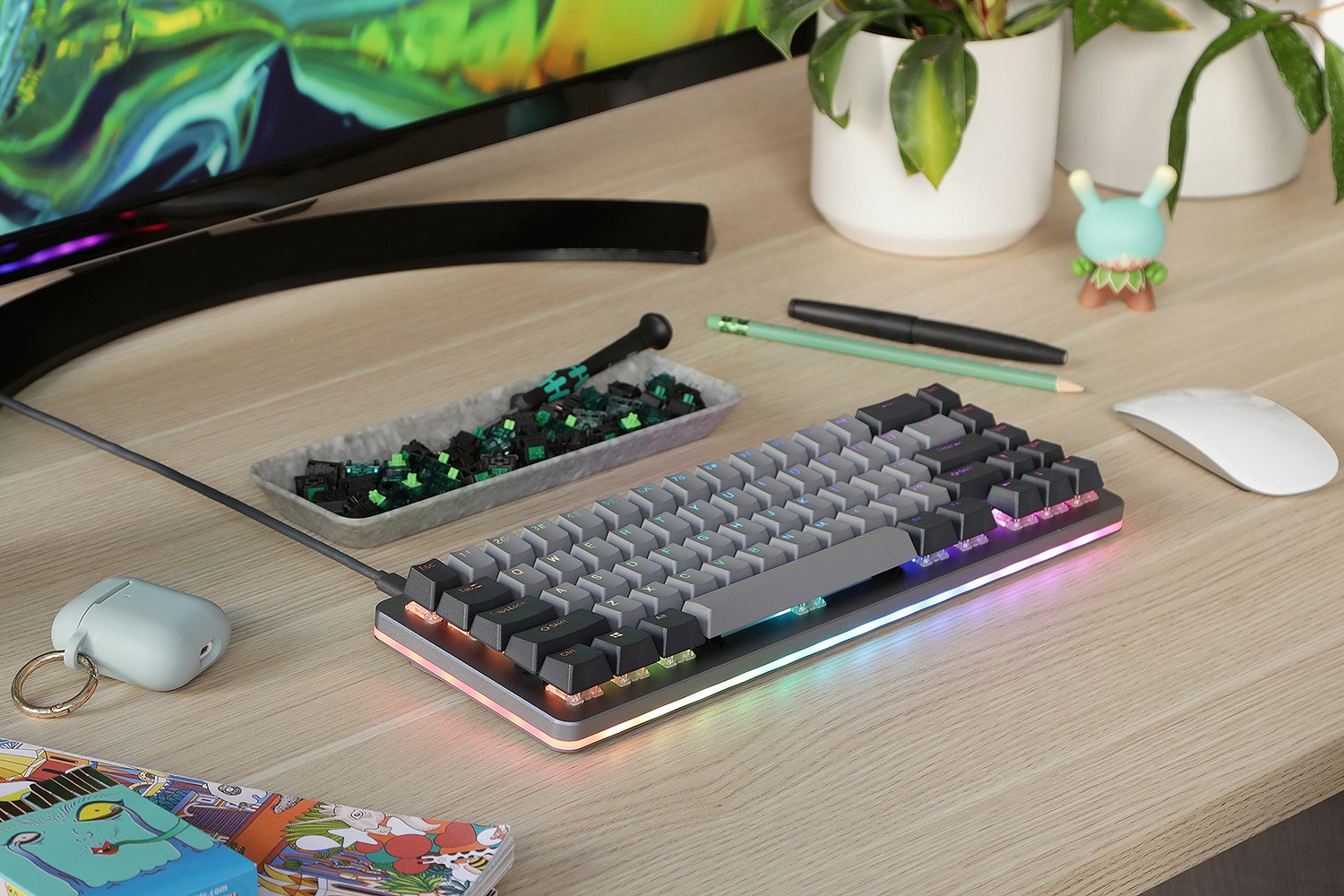 Drop ALT Mechanical Keyboard | 65% Hot Swappable Aluminum Keyboard