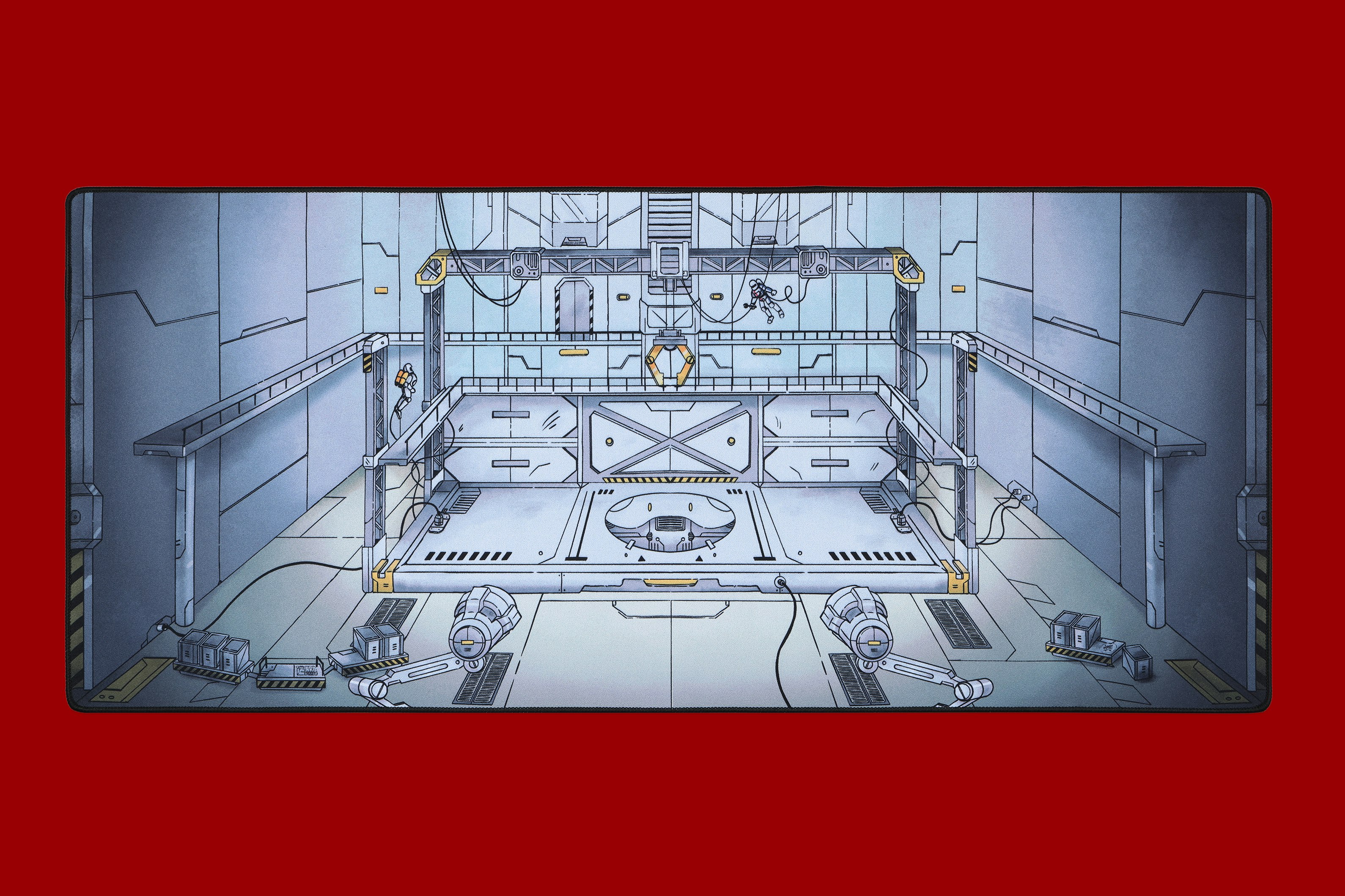 Drop + ArqKeebs White Devil Desk Mat | Battlestations | Desk Mats ...