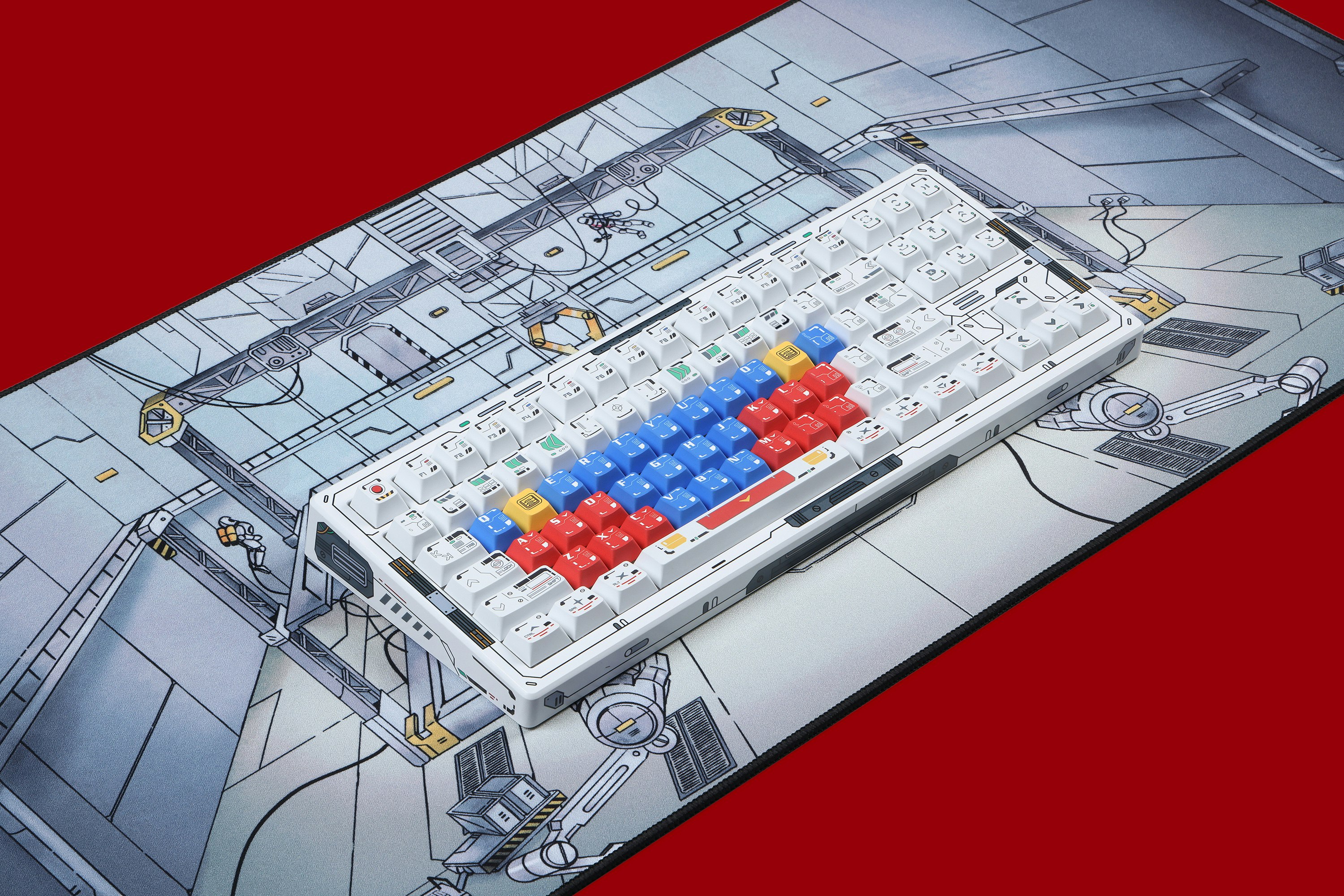 Drop + ArqKeebs White Devil Desk Mat | Battlestations | Desk Mats ...