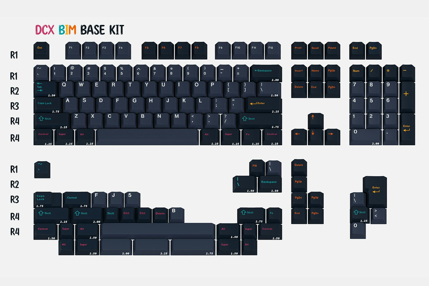 Drop + Balance DCX BIM Keycap Set | Mechanical Keyboards | Keycaps ...