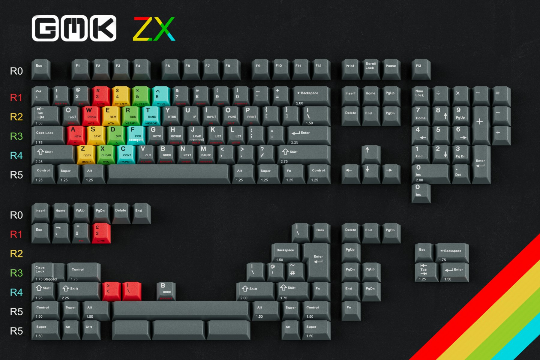 Drop + Bees.Keys GMK ZX Keycap Set - Base | Mechanical Keyboards ...