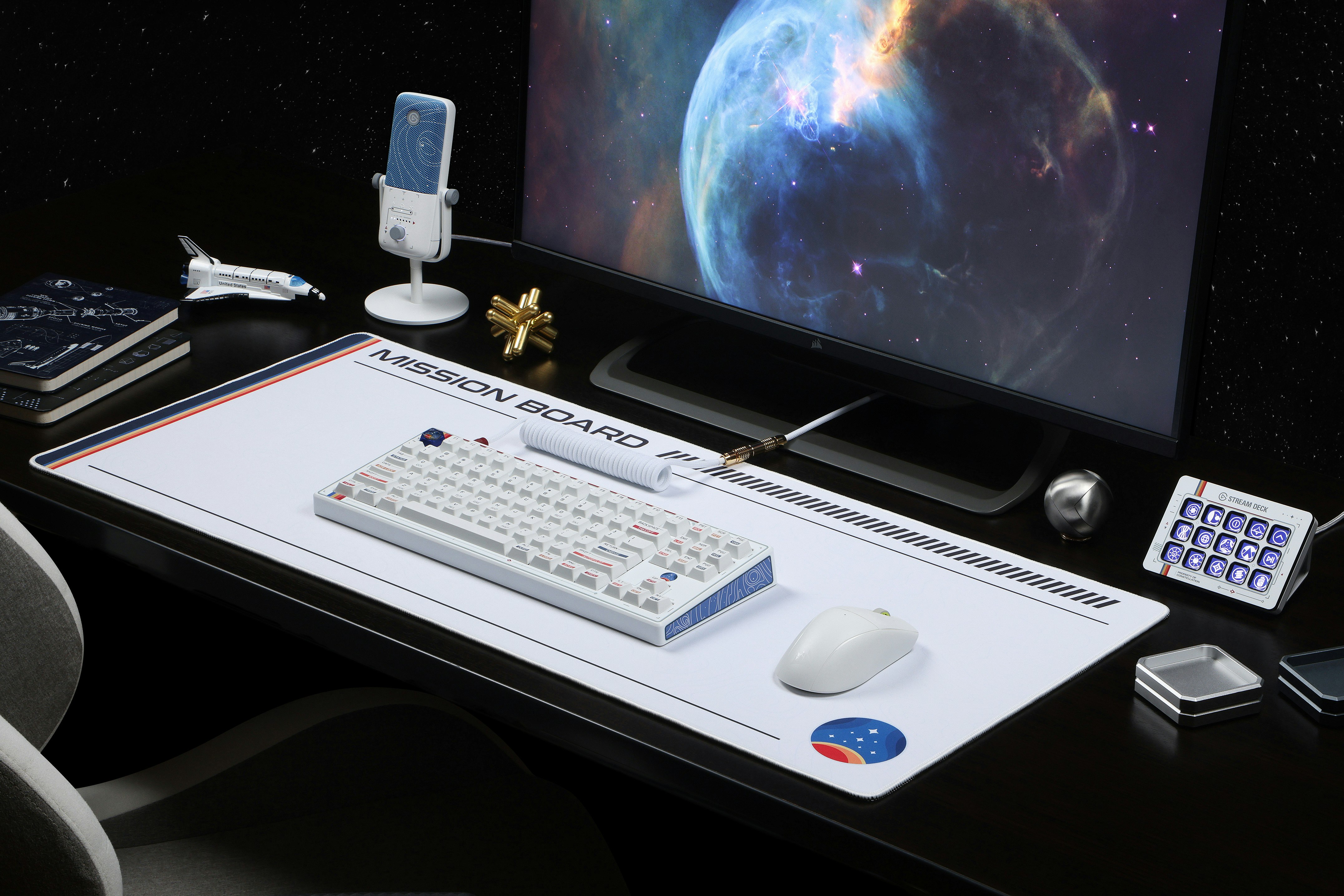 Drop + Starfield Constellation Coiled Keyboard Cable | Mechanical ...