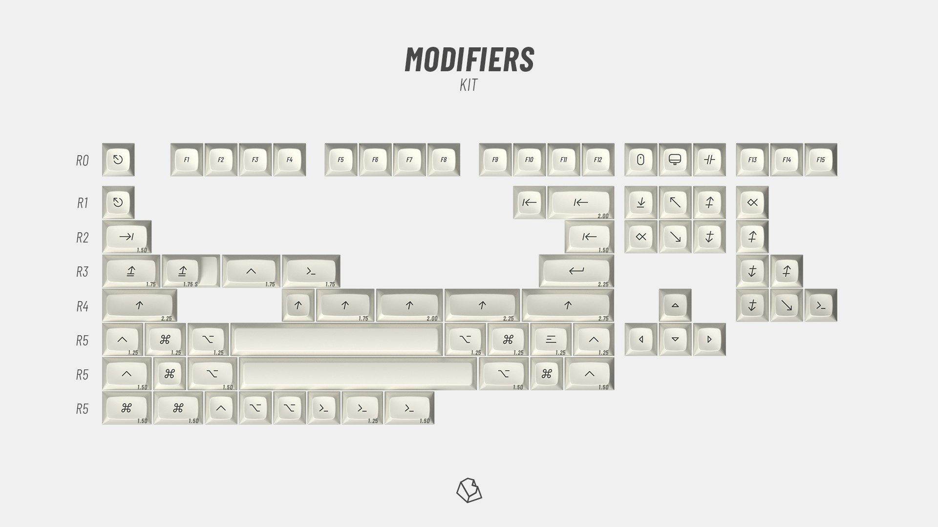 Drop + biip MT3 Extended 2048 Custom Keycap Set | Dye-subbed PBT ...