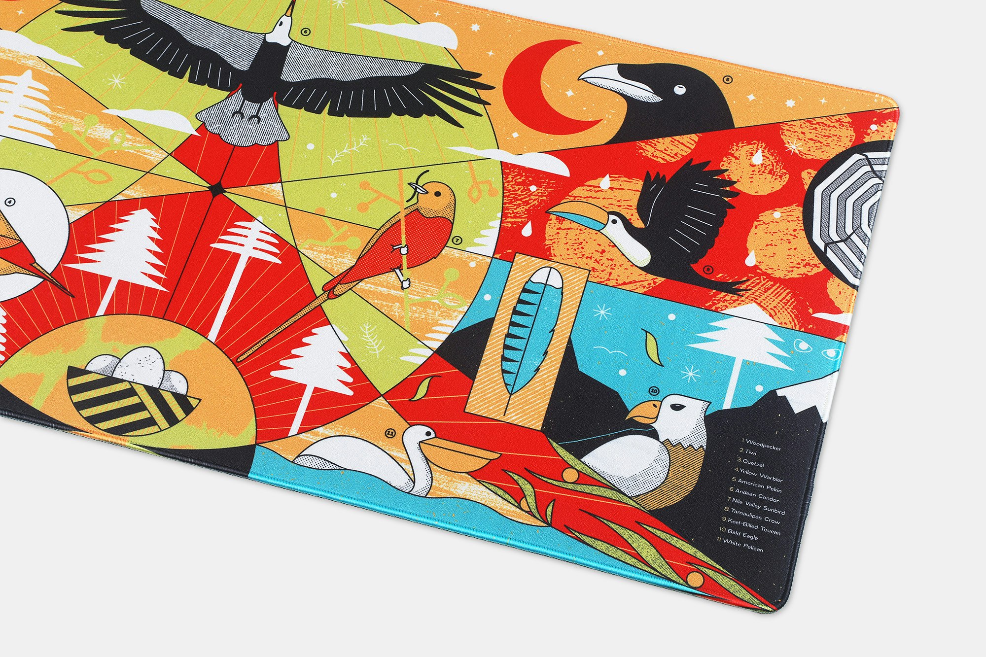 Drop + ArqKeebs Bird Jungle Desk Mat | Battlestations | Desk Mats ...