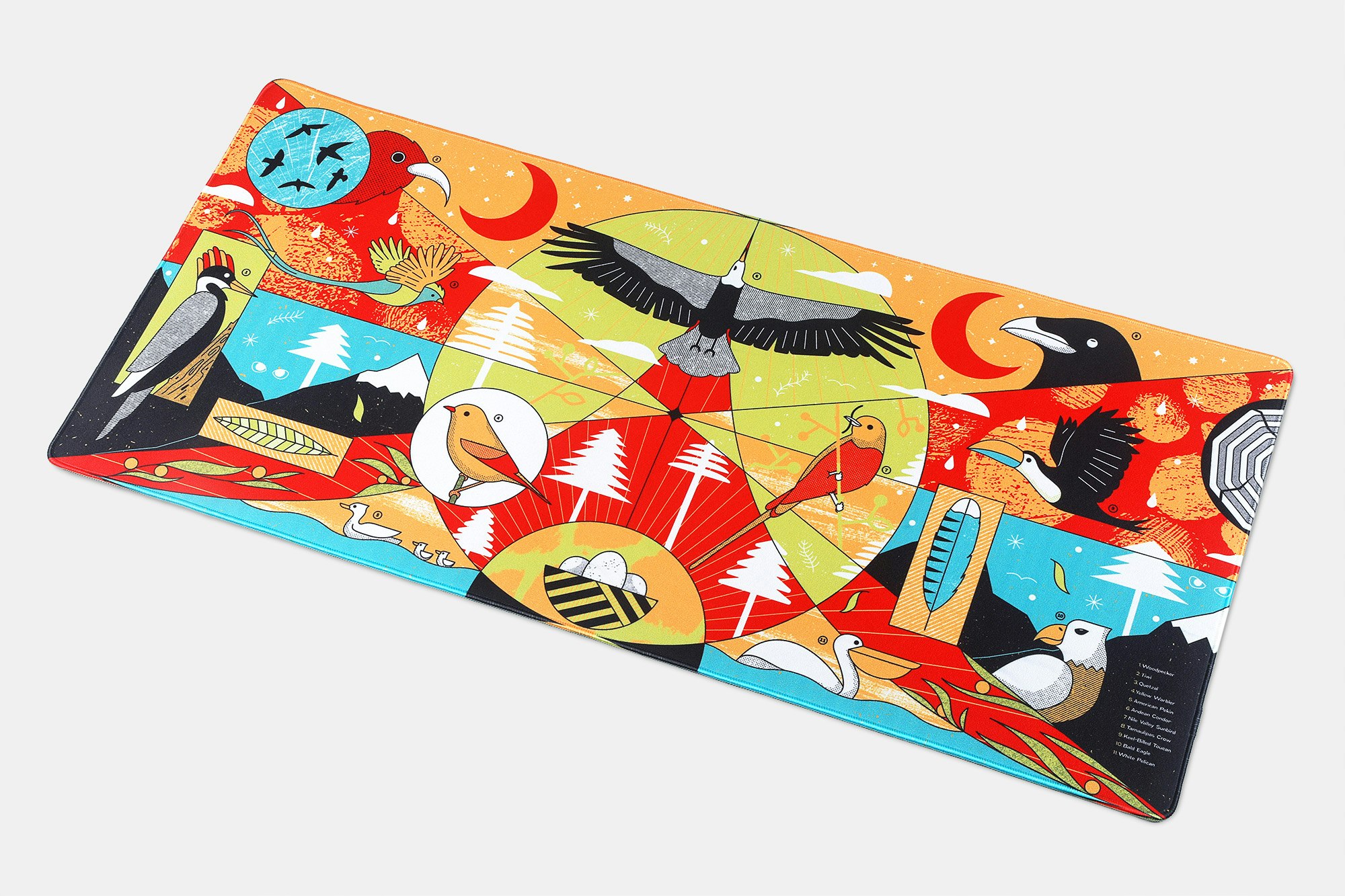 Drop + ArqKeebs Bird Jungle Desk Mat | Battlestations | Desk Mats ...