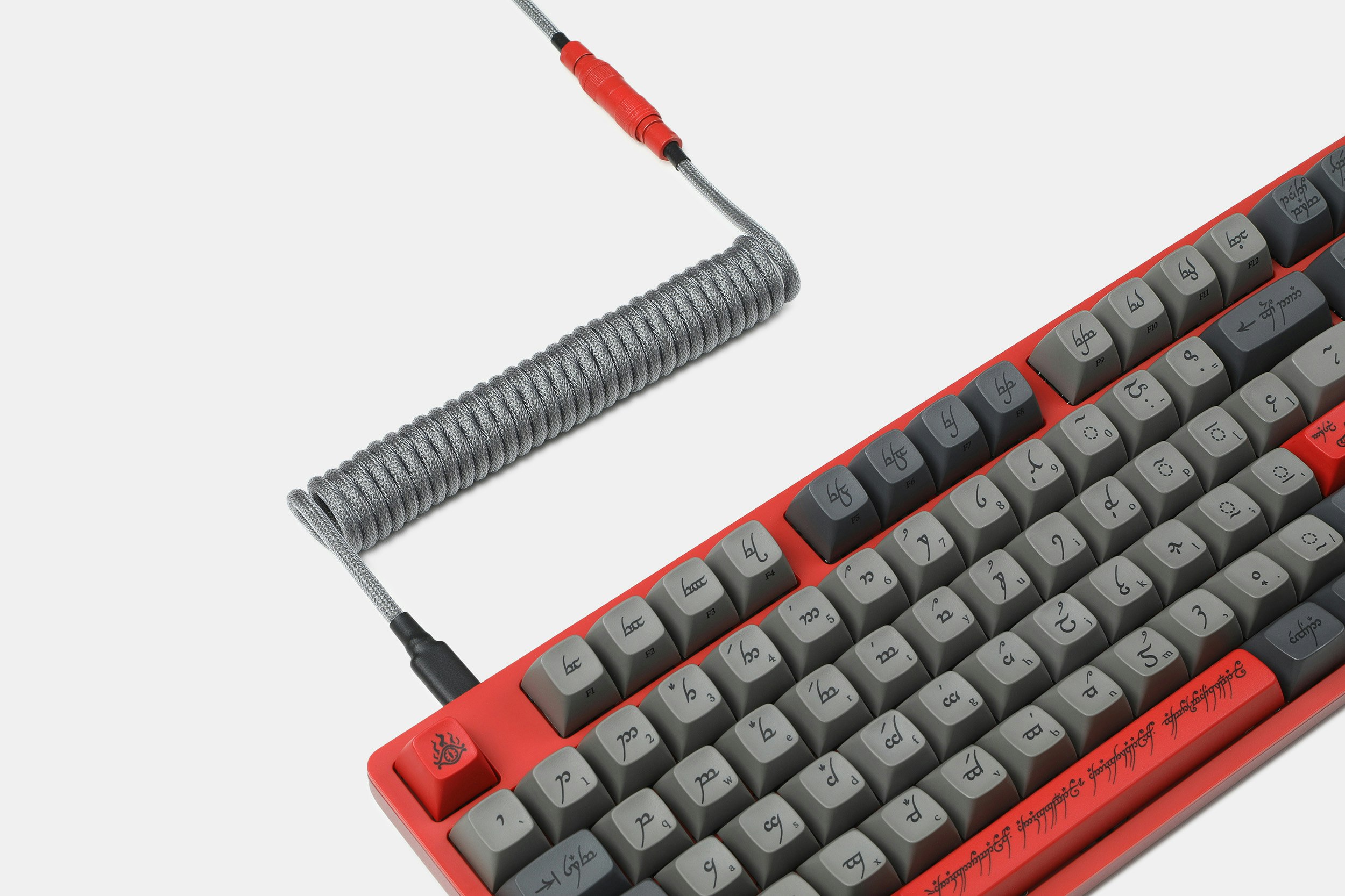 Drop Black Speech Coiled YC8 Keyboard Cable | Mechanical Keyboards ...