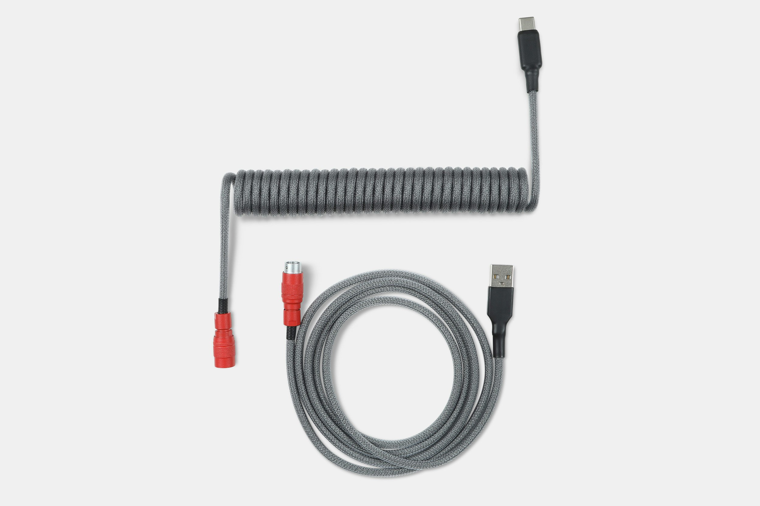 Drop Black Speech Coiled YC8 Keyboard Cable | Mechanical Keyboards ...