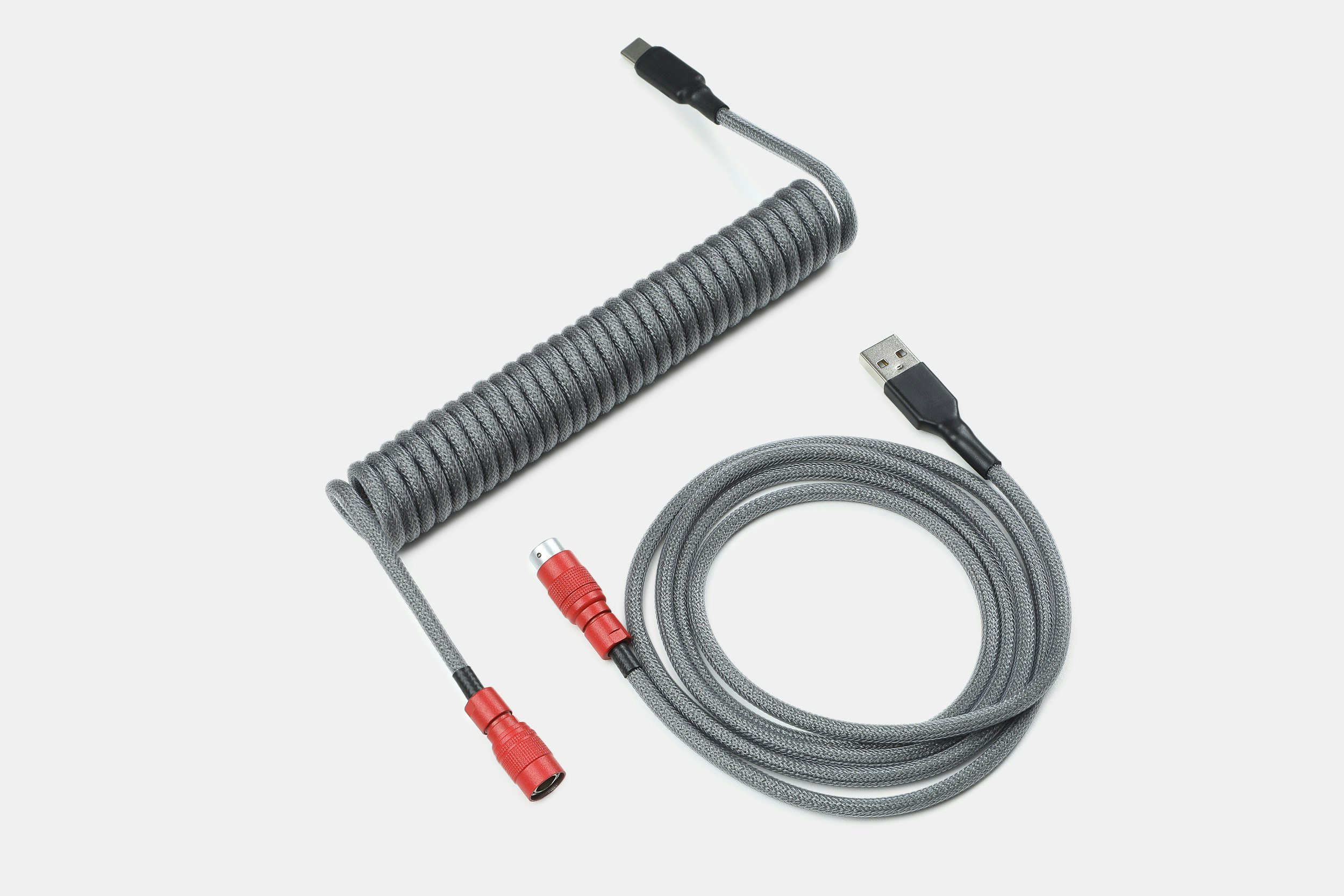 Drop Black Speech Coiled YC8 Keyboard Cable | Mechanical Keyboards ...