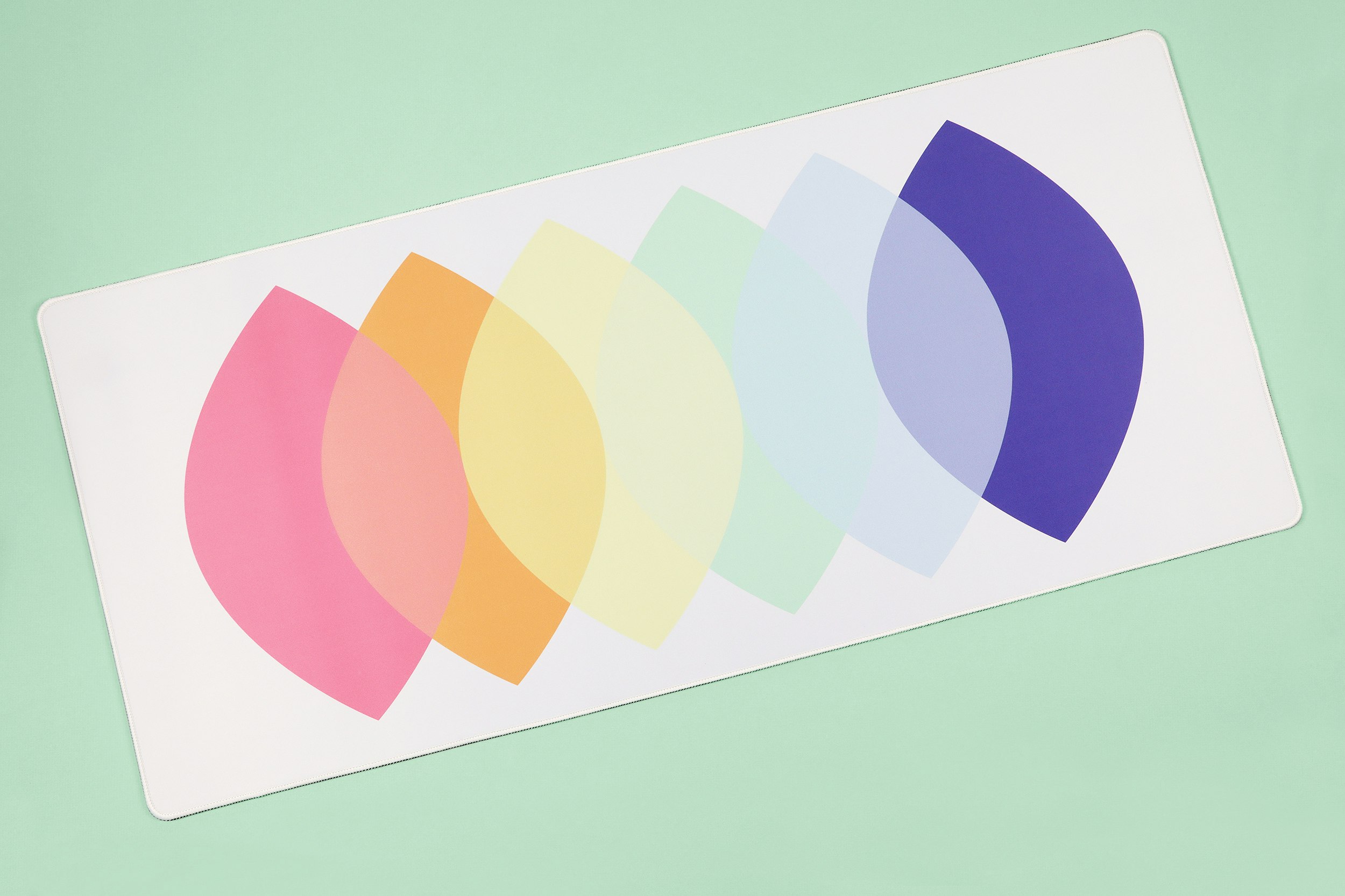 Drop Canvas Desk Mat - Rainbow Leaves | Battlestations | Desk Mats ...