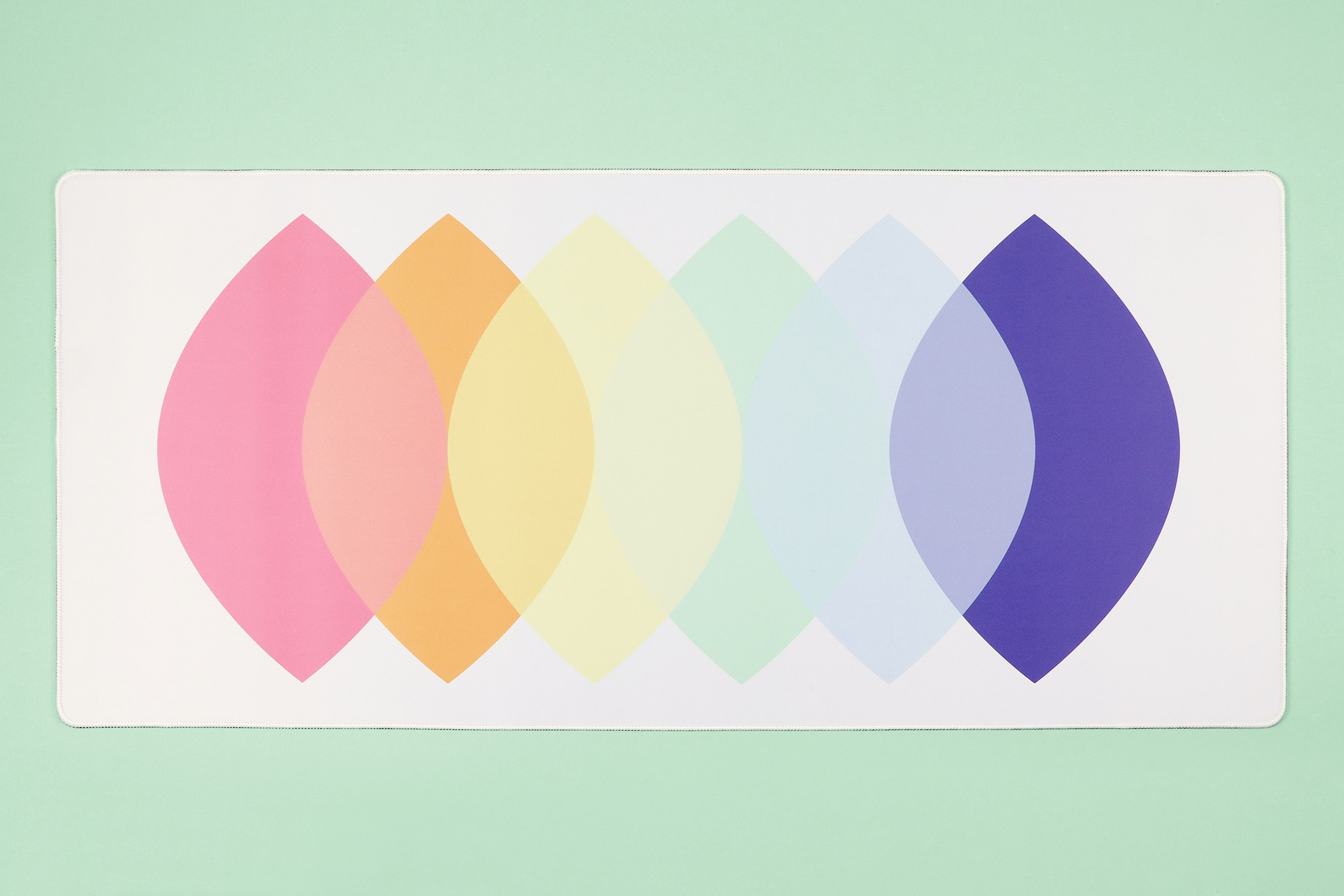 Drop Canvas Desk Mat - Rainbow Leaves | Battlestations | Desk Mats ...