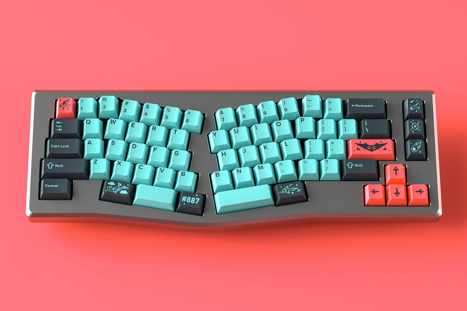 Drop + Captain Sterling DCX Dragon Darts Keycap Set | Mechanical ...