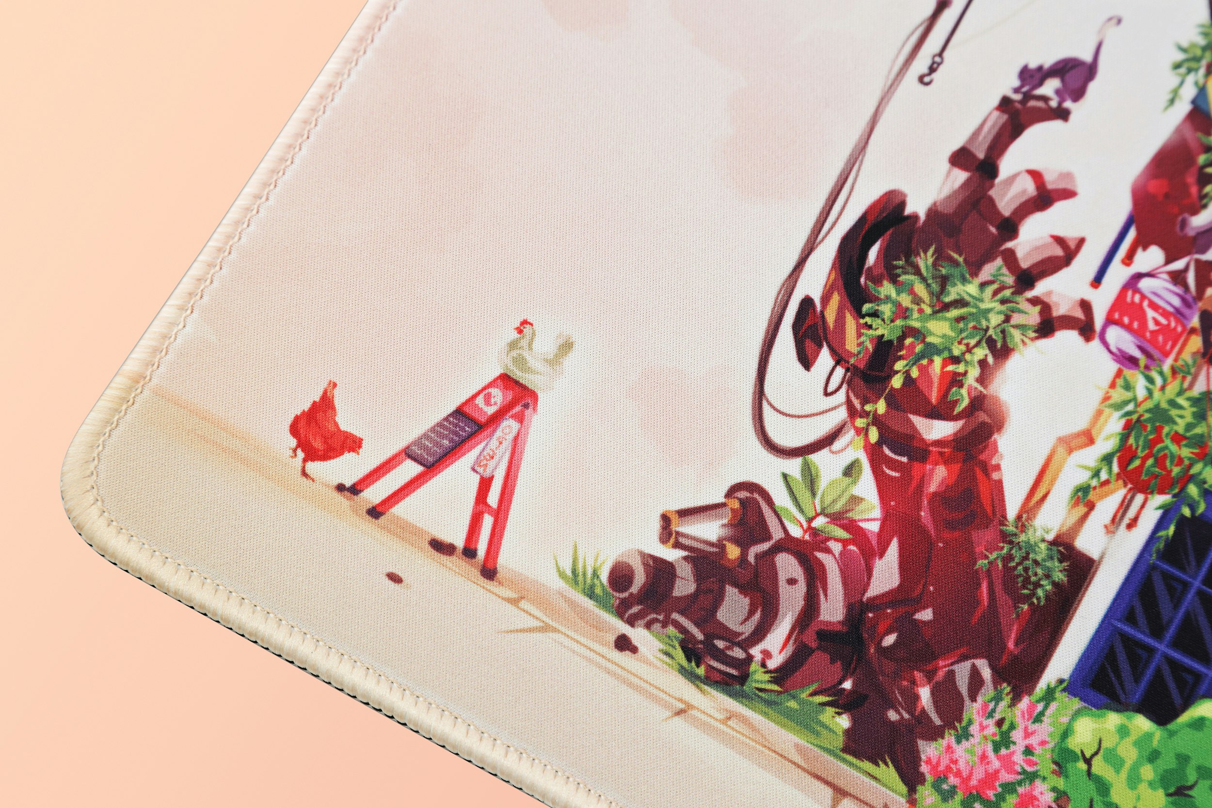 Drop + Chasing Artwork The Noodle-Bot Shop Desk Mat | Battlestations ...