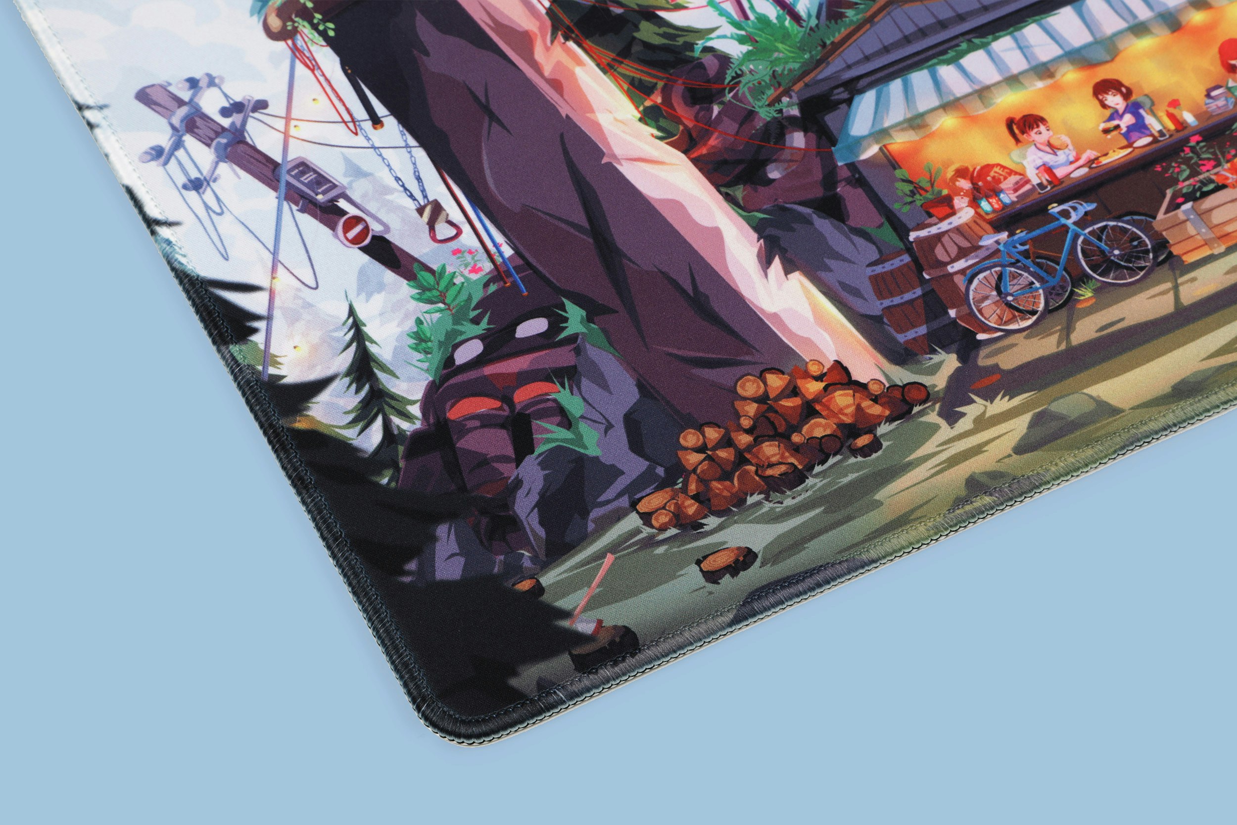 Drop + Chasing Artwork Smok'n Sword Burgers Desk Mat | Battlestations ...