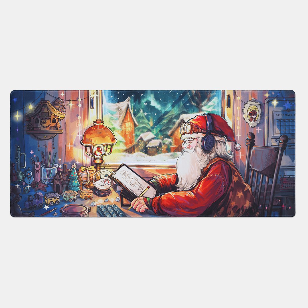 Drop Christmas Desk Mats | Battlestations | Desk Mats | Themed Desk Mats