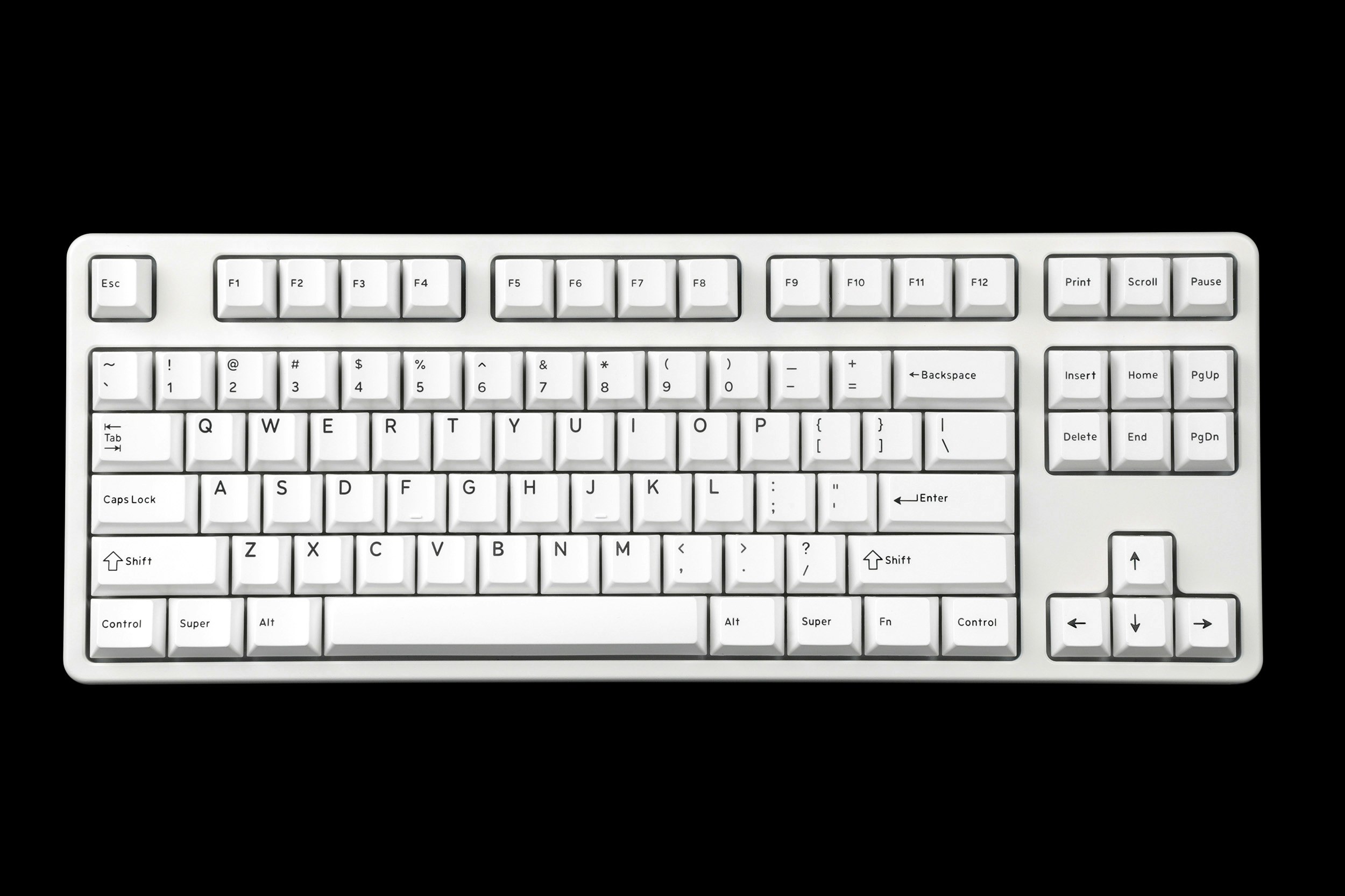 Drop CTRL High-Profile White Ceramic-Coated Case | Mechanical Keyboards ...