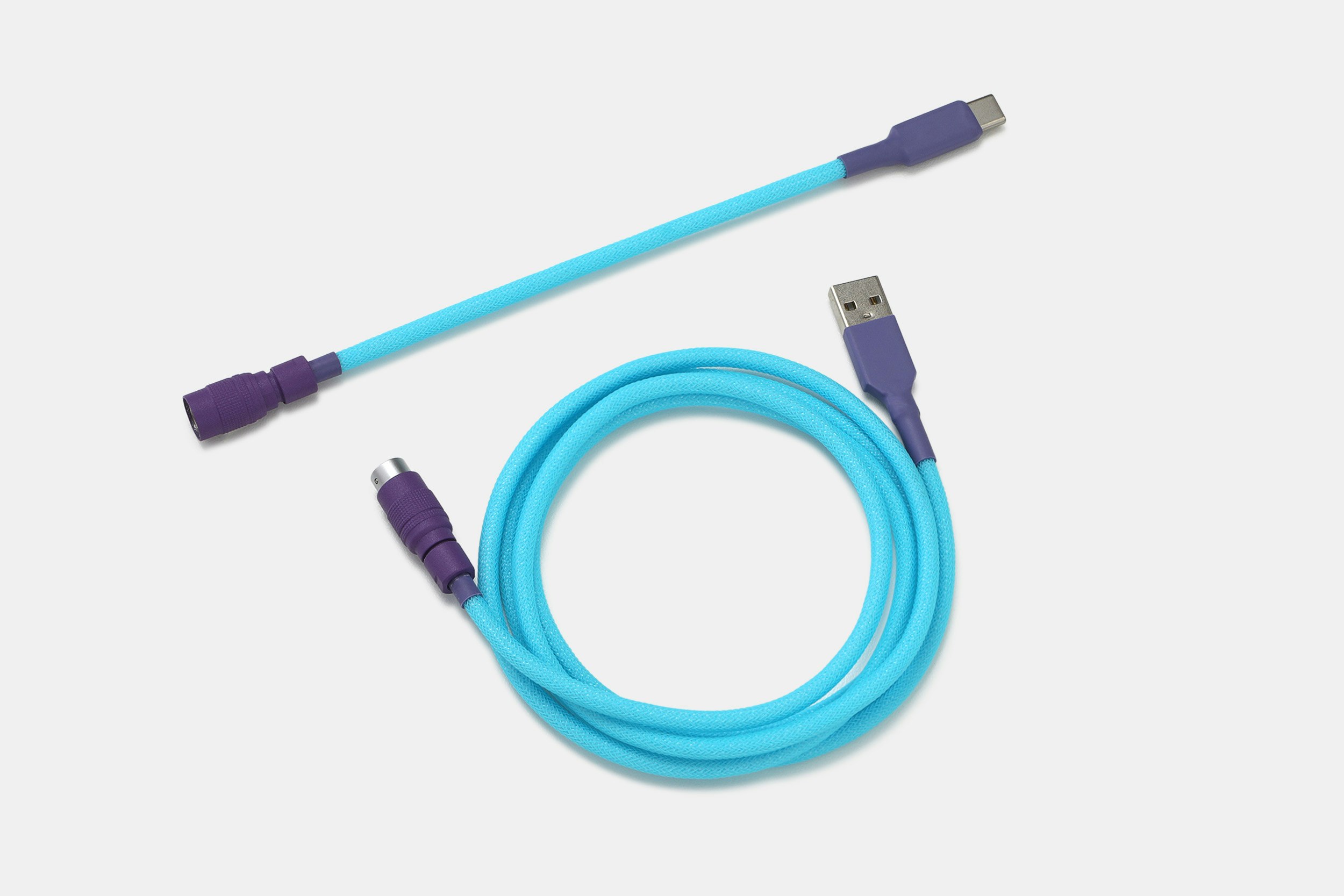 Drop Cyanlet Coiled YC8 Keyboard Cable | Mechanical Keyboards ...