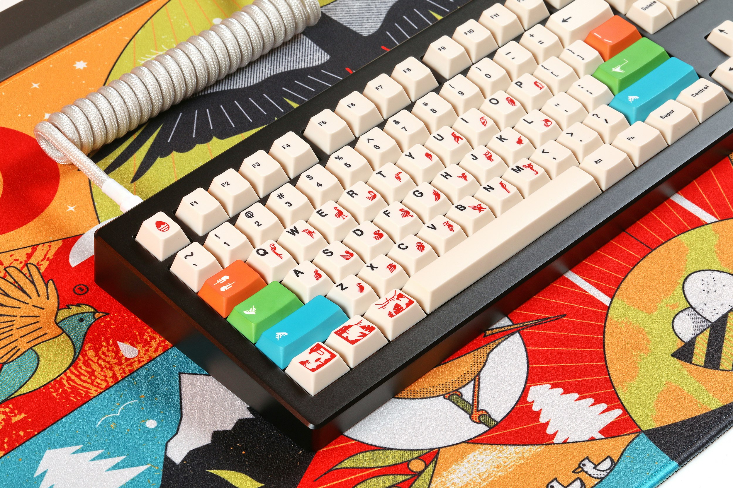 Drop + ArqKeebs DCD Bird Jungle Keycap Set | Mechanical Keyboards ...