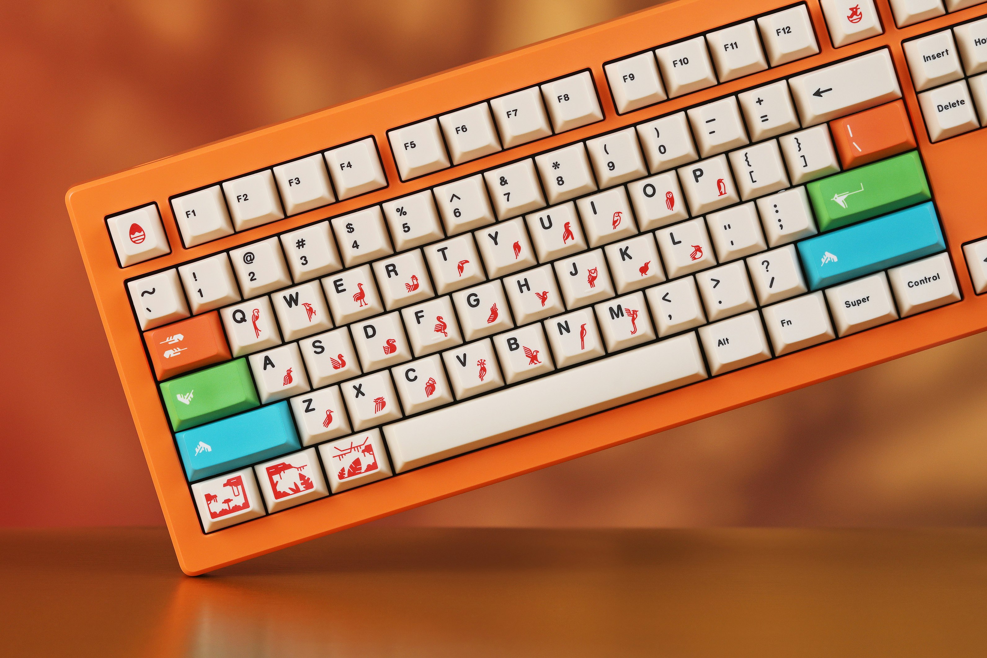 Drop + ArqKeebs DCD Bird Jungle Keycap Set | Mechanical Keyboards ...