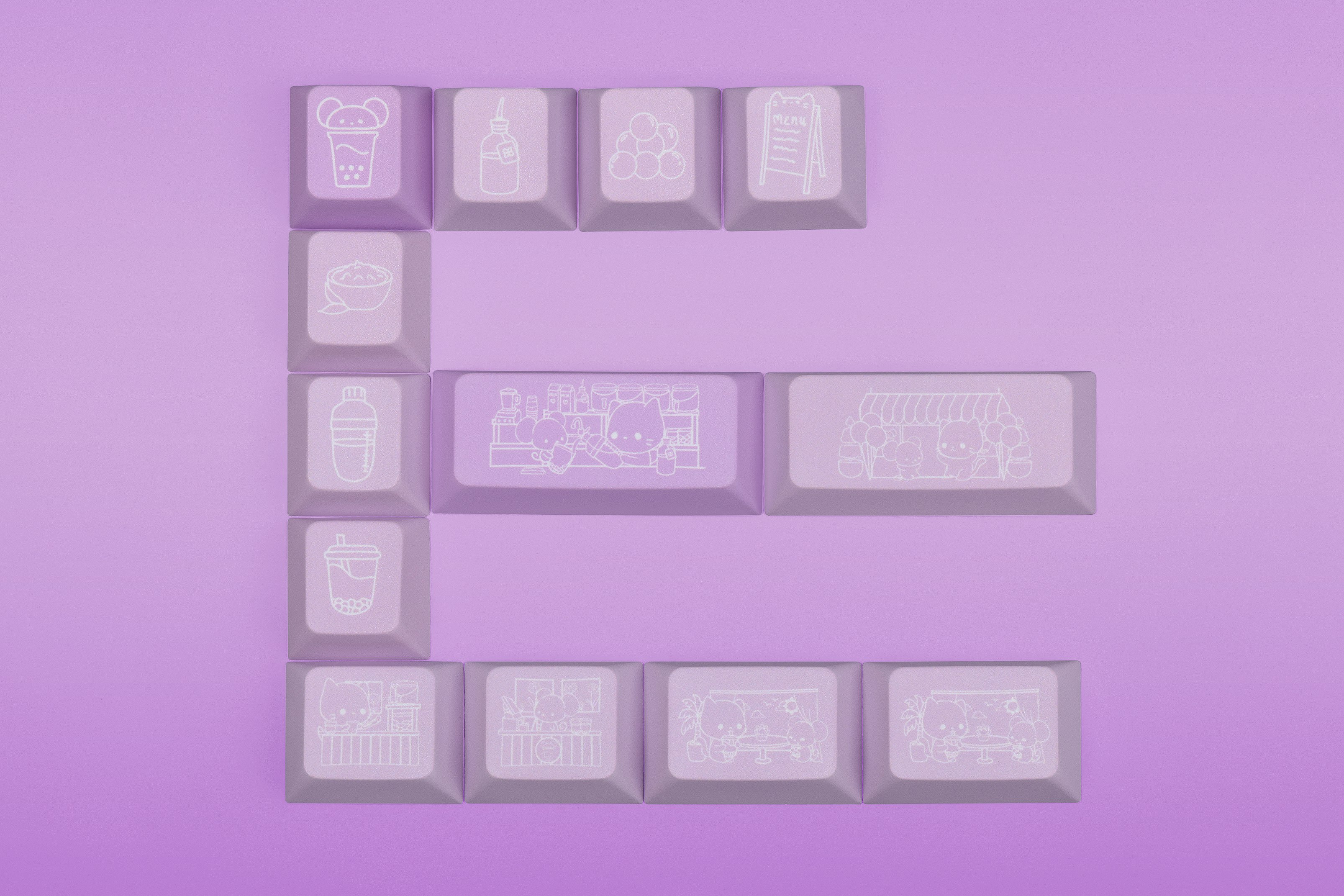 Drop DCD Cozy Boba Keycap Set | Mechanical Keyboards | Keycaps | PBT ...
