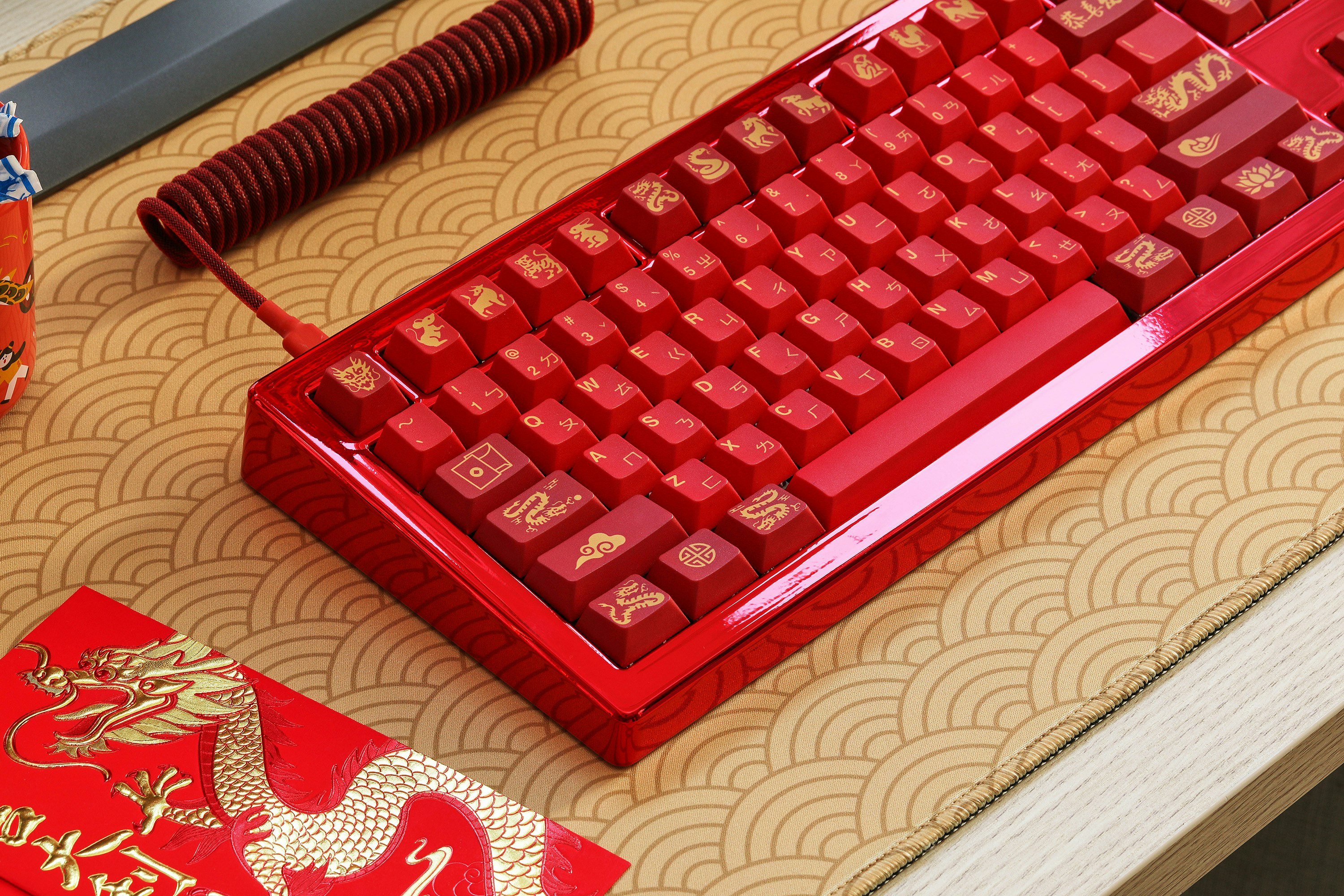 Drop + Boba.Types DCD Lunar New Year Keycap Set | Mechanical Keyboards ...
