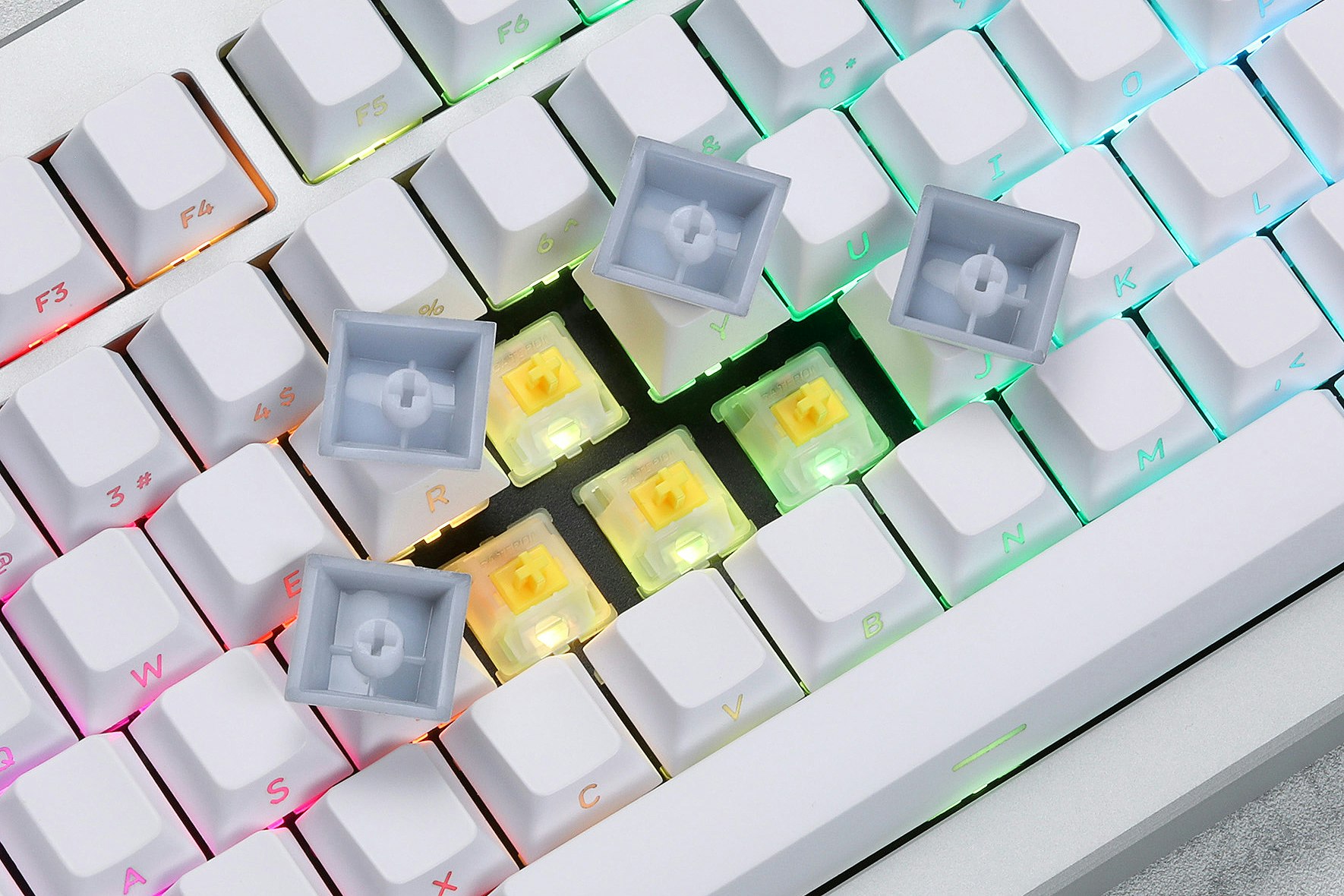 Drop DCL Snow Keycap Set | Mechanical Keyboards | Keycaps | Custom Keycaps