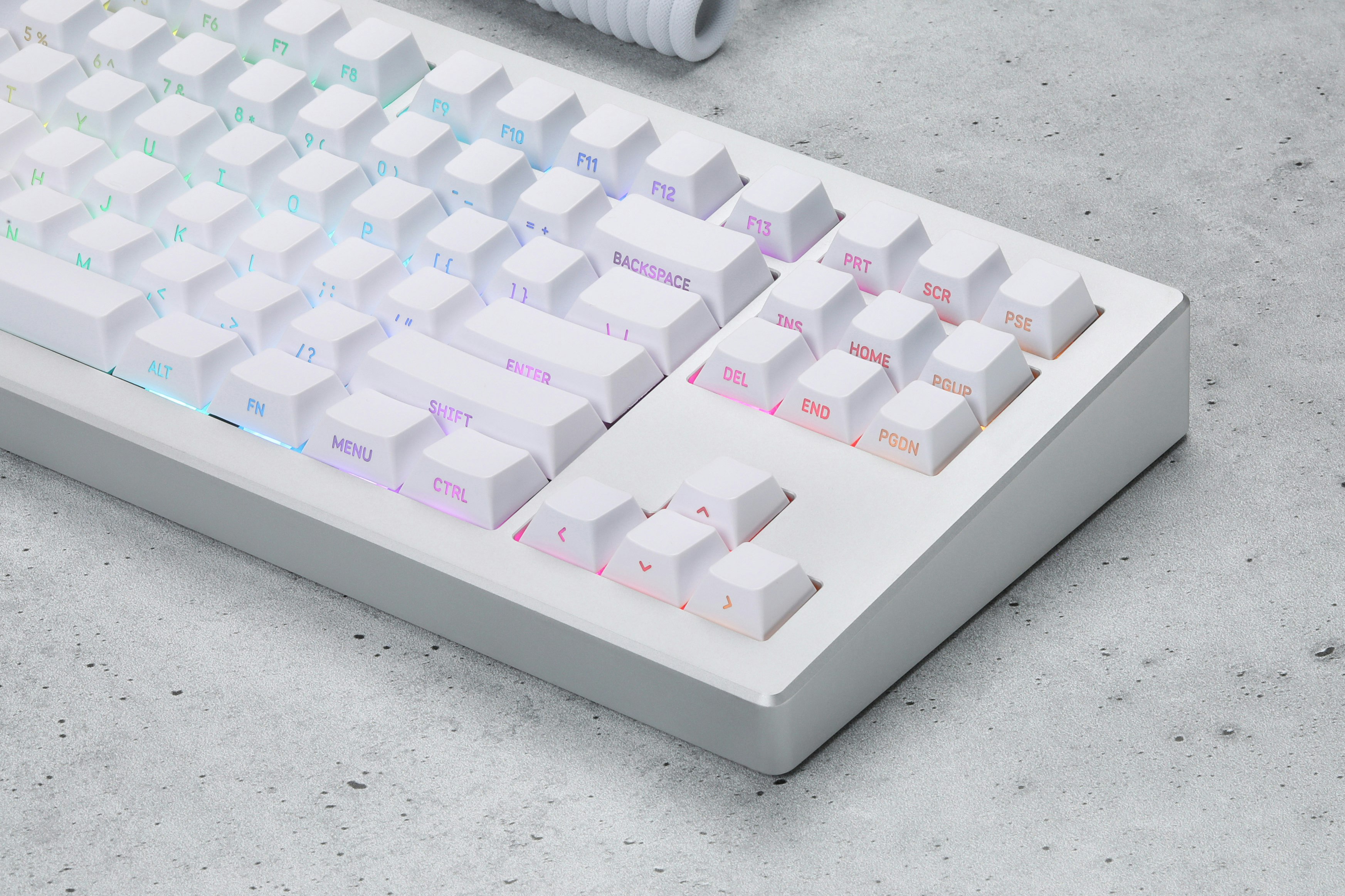 Drop DCL Snow Keycap Set | Mechanical Keyboards | Keycaps | Custom Keycaps