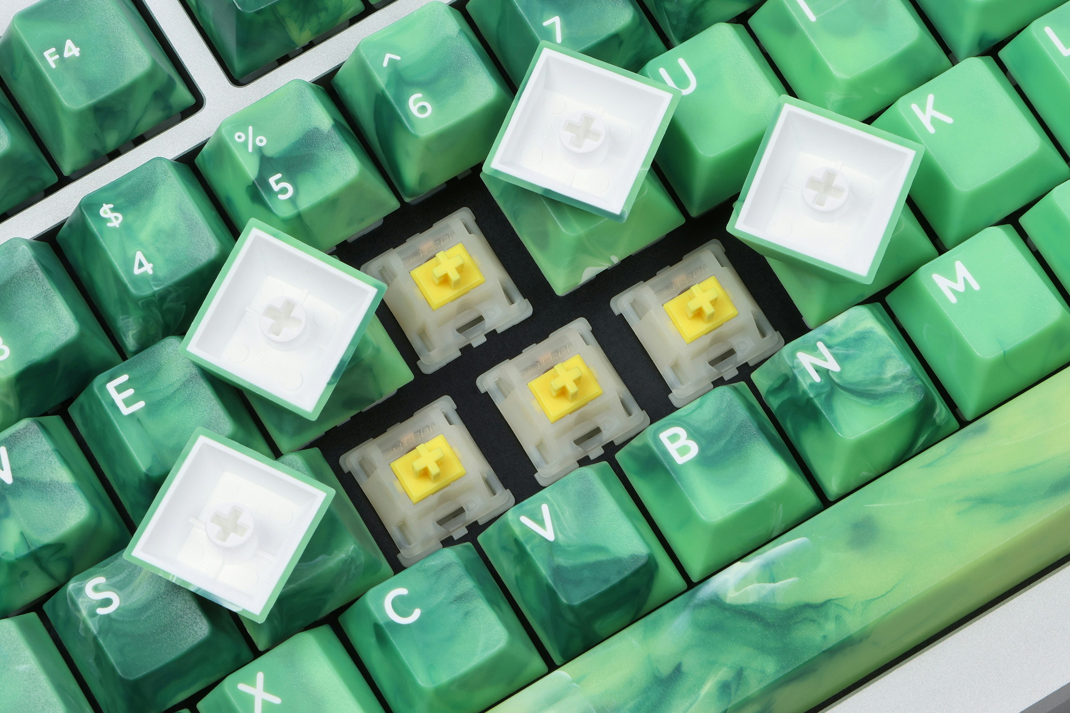 Drop DCX Green Marble Keycap Set | Mechanical Keyboards | Keycaps | PBT ...